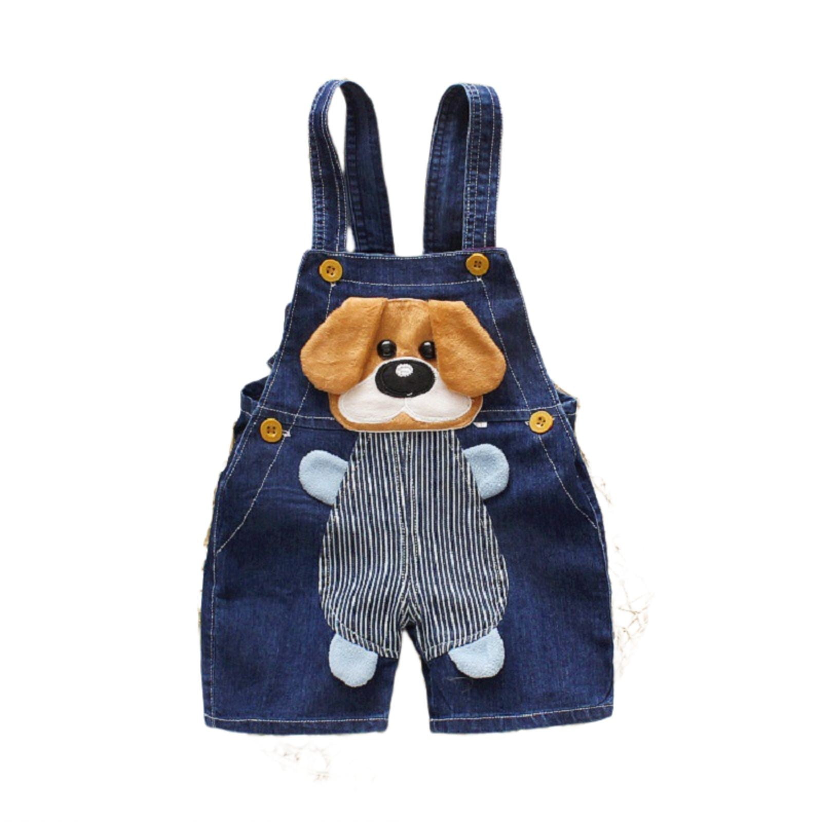 Toddler Baby Girls Boy'S Denim Suspender Jeans Overalls Jean Overall ...