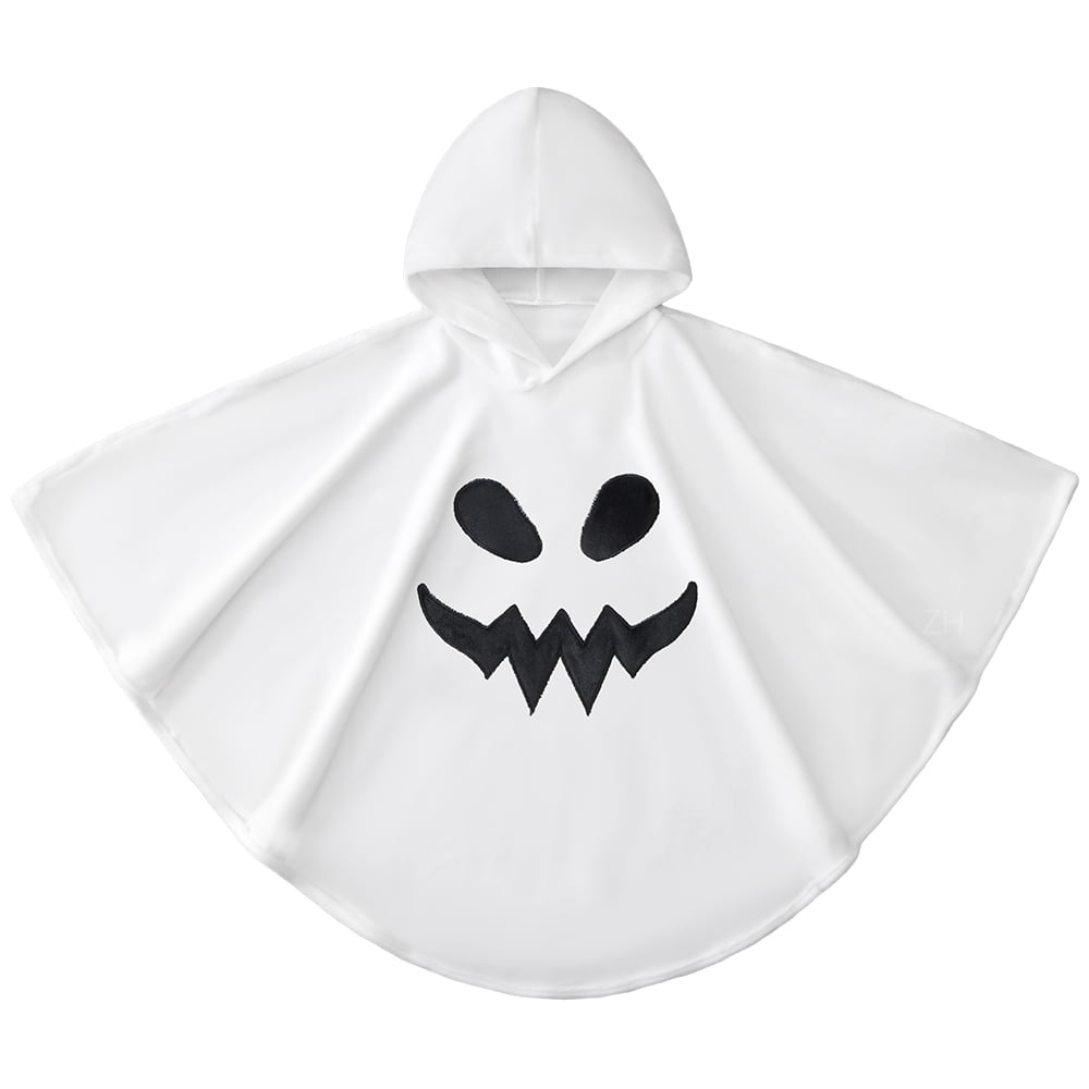 1-6T Toddler Girls Boys Ghost Cape Costume Kids Baby Halloween Hooded ...