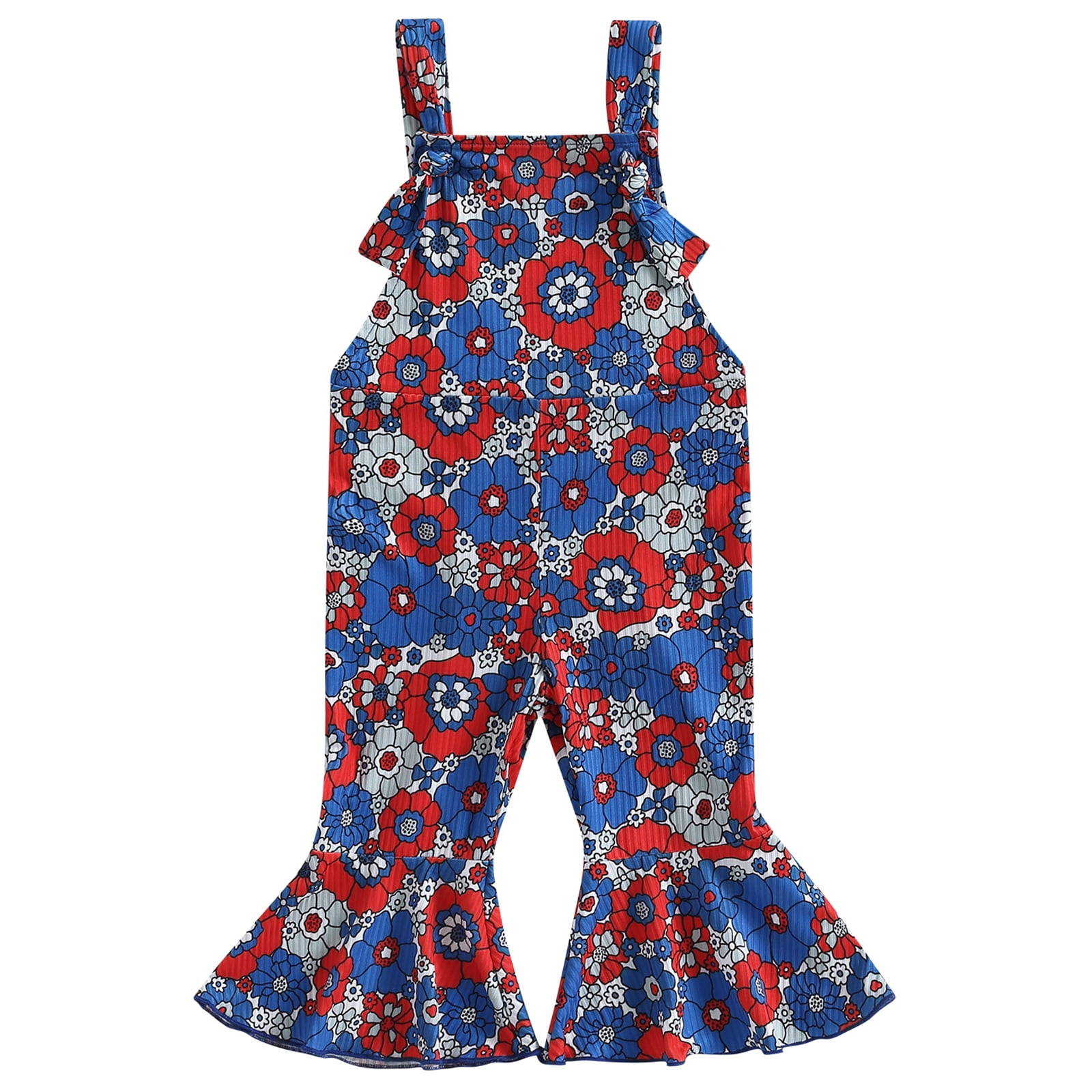 Toddler Baby Girls Independence Day Outfits Sleeveless USA Flag Halter ...