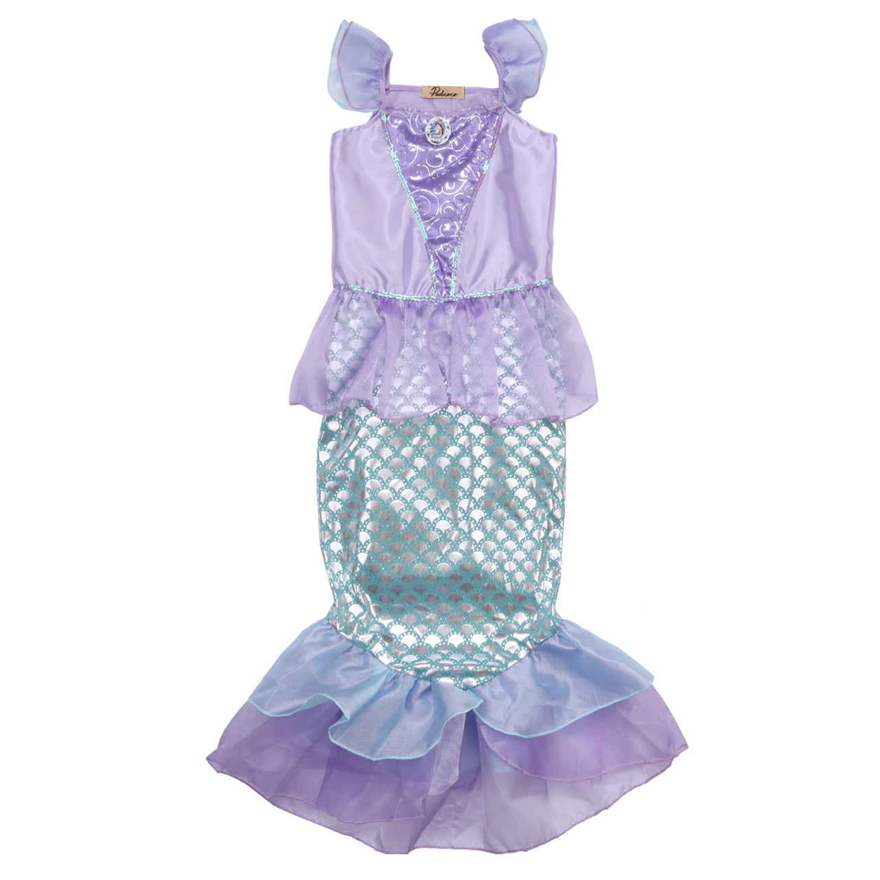 Toddler Baby Girls Princess Dress Sleeveless Bling Trumpet Mermaid ...