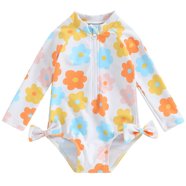 Baby & Toddler Girls Darling Daisy Rash Guard - Walmart.com