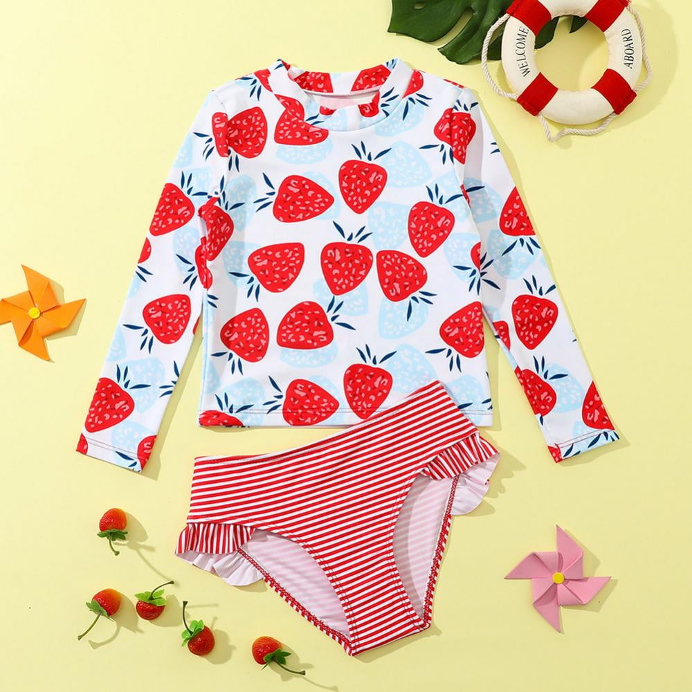 Toddler Baby Girls Summer Swimsuit Sleeveless, Infant Baby Girl Bathing ...