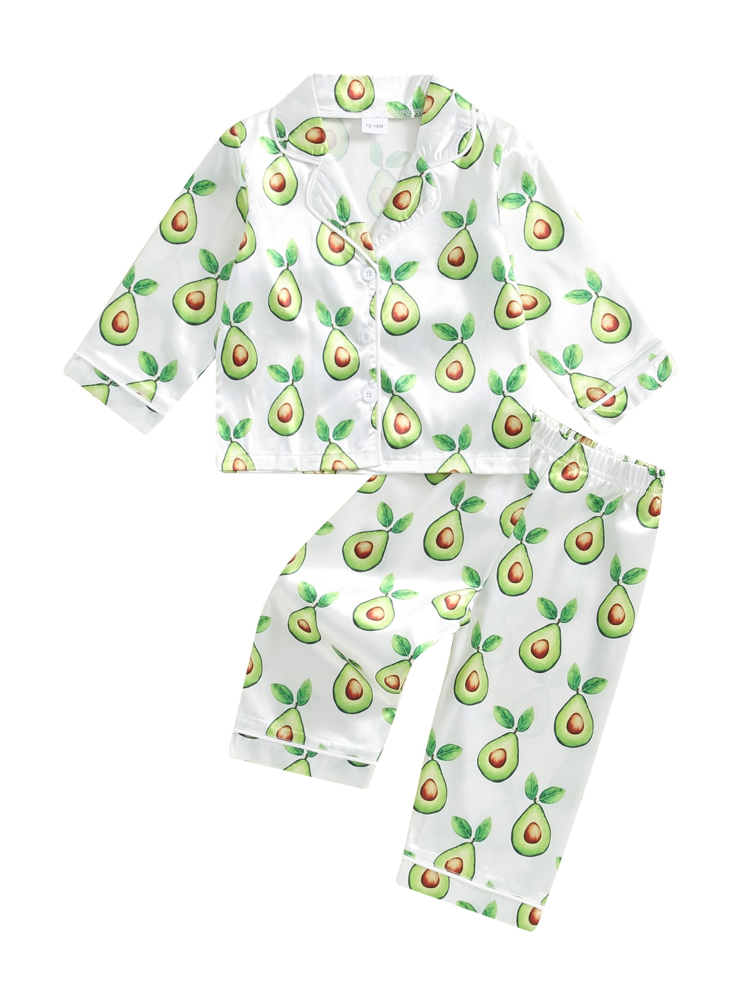 Toddler Baby Little Girl Slik Pajamas Set Daisy Flower Long Sleeve ...