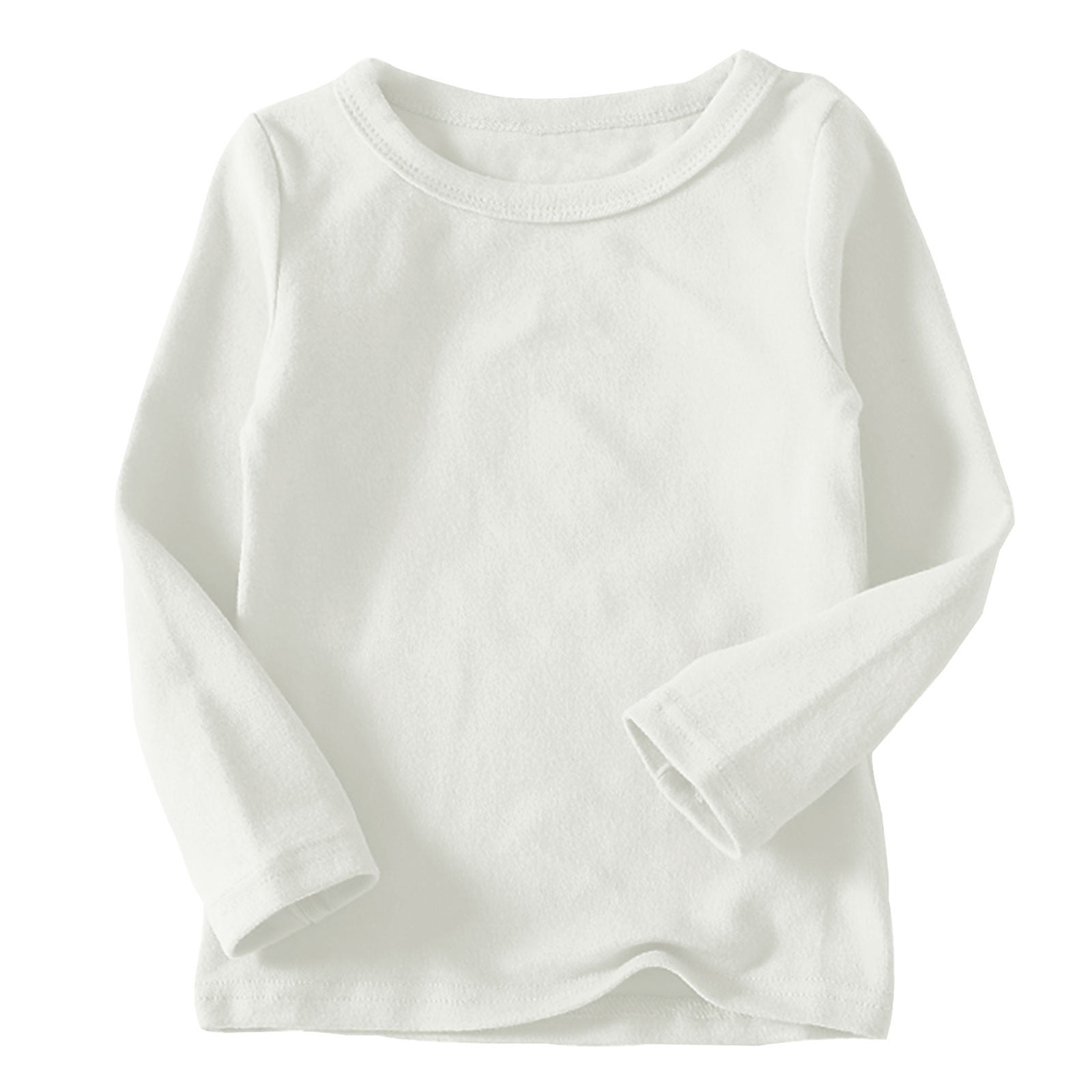 Toddler Baby Long Sleeve Shirts, Kids Crew Neck Sweatshirts, Casual ...