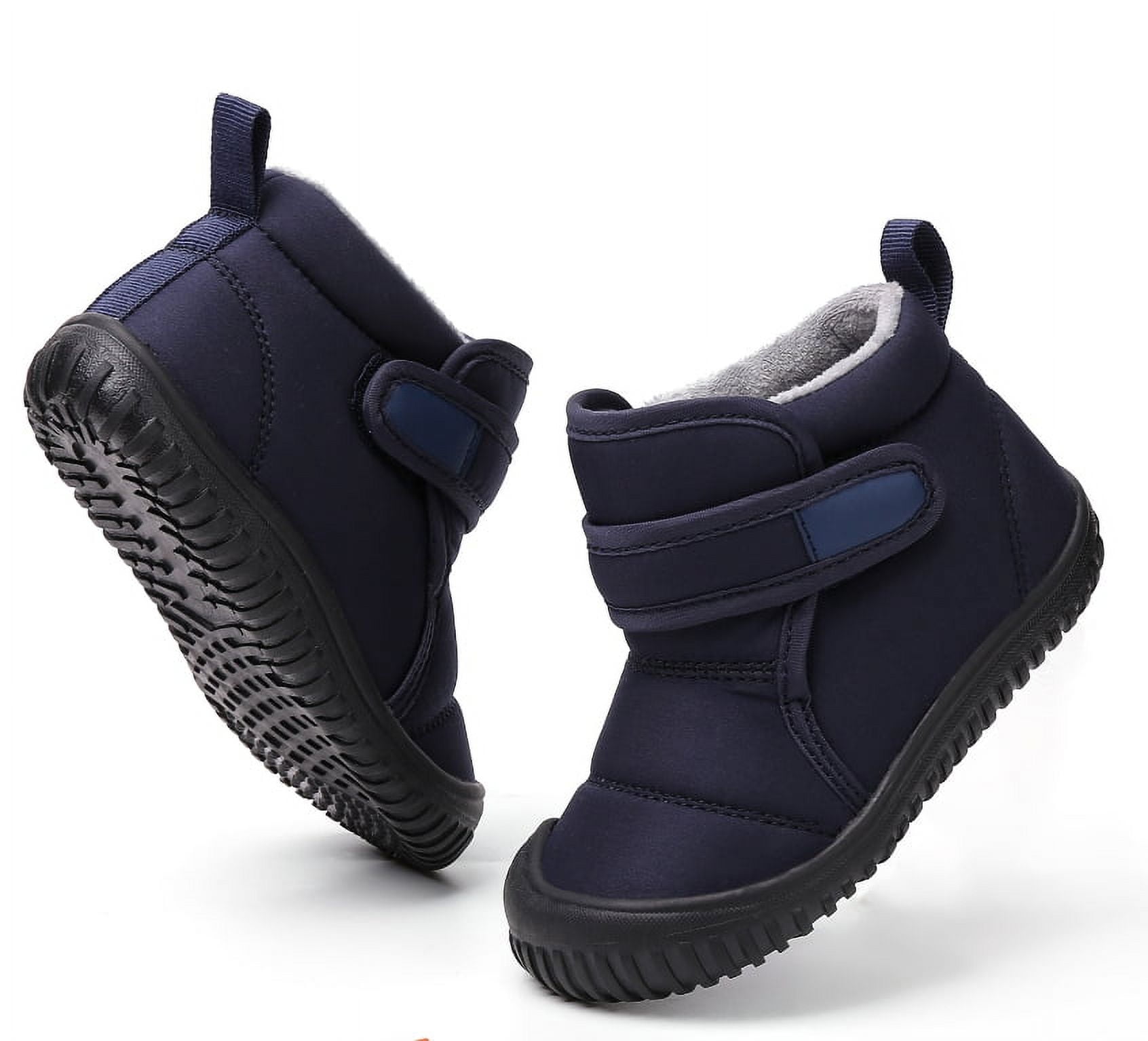 Toddler Baby Snow Boots Winter Shoes Boys Girls Cold Weather Baby Faux ...