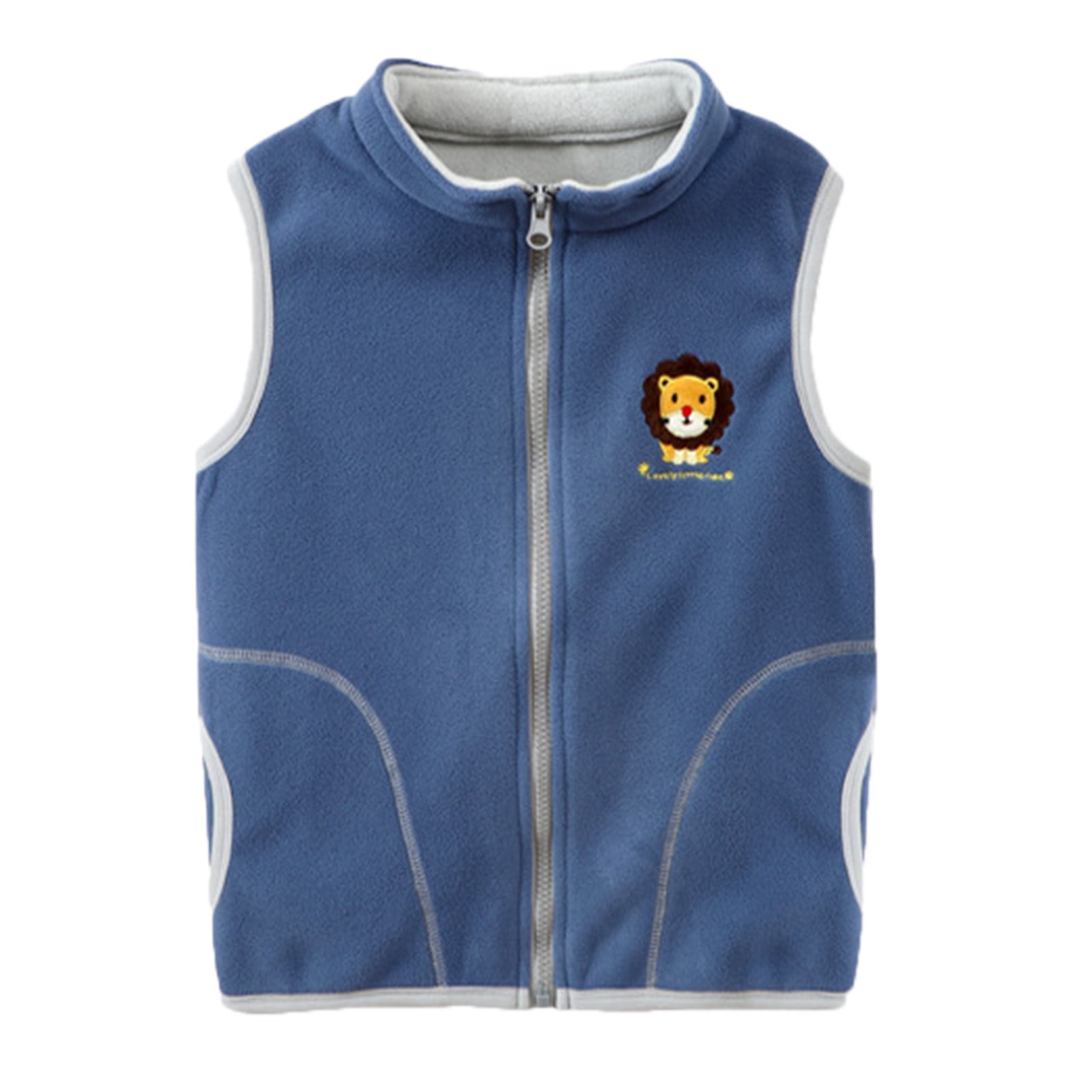 Toddler Babys Girls Boys Cartoon Car Rabbit Prints Warm Thick Spring Winter Sleeveless Vest ...