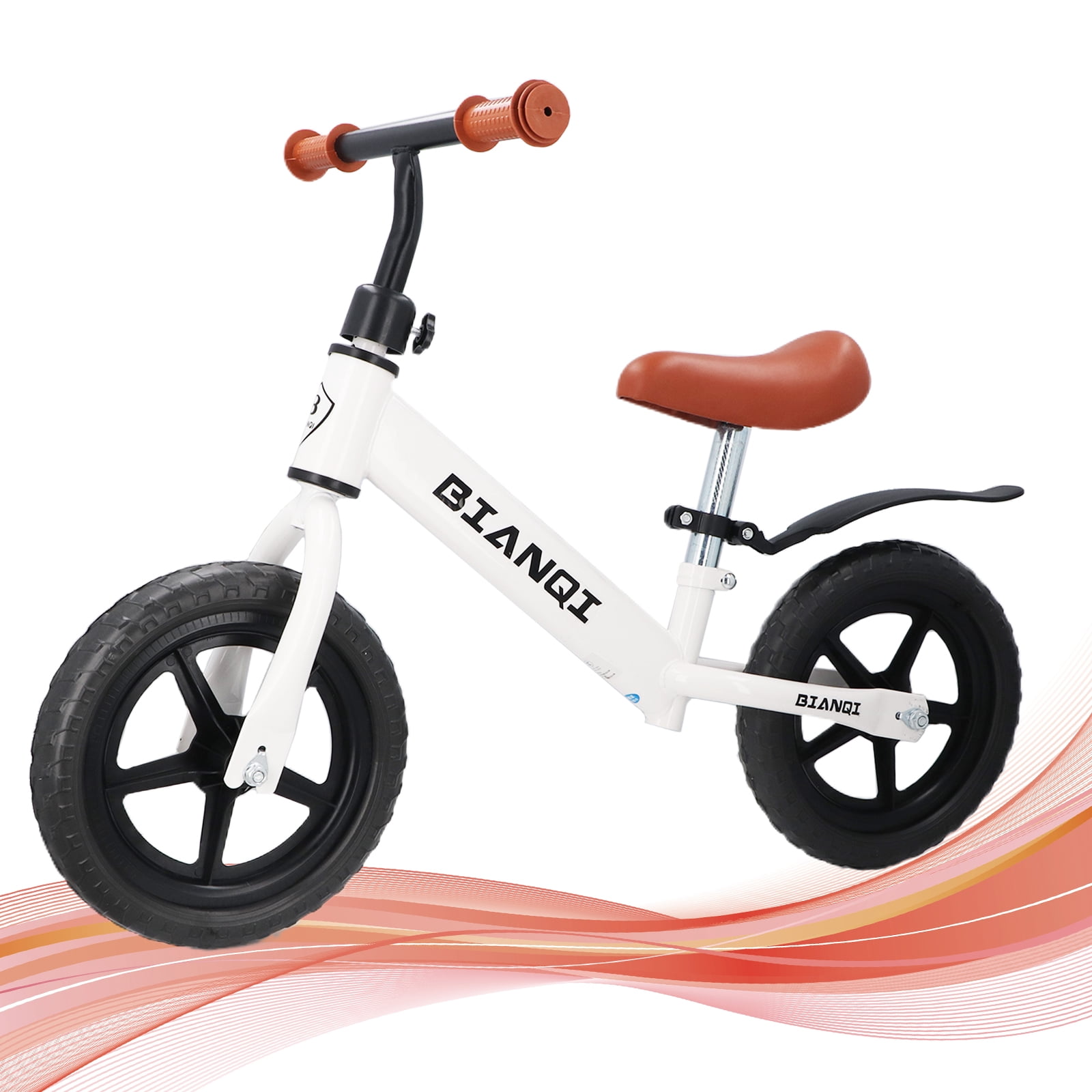 Yvagay Toddler Balance Bike, 12 Inch Kids Bike with Adjustable Seat and ...