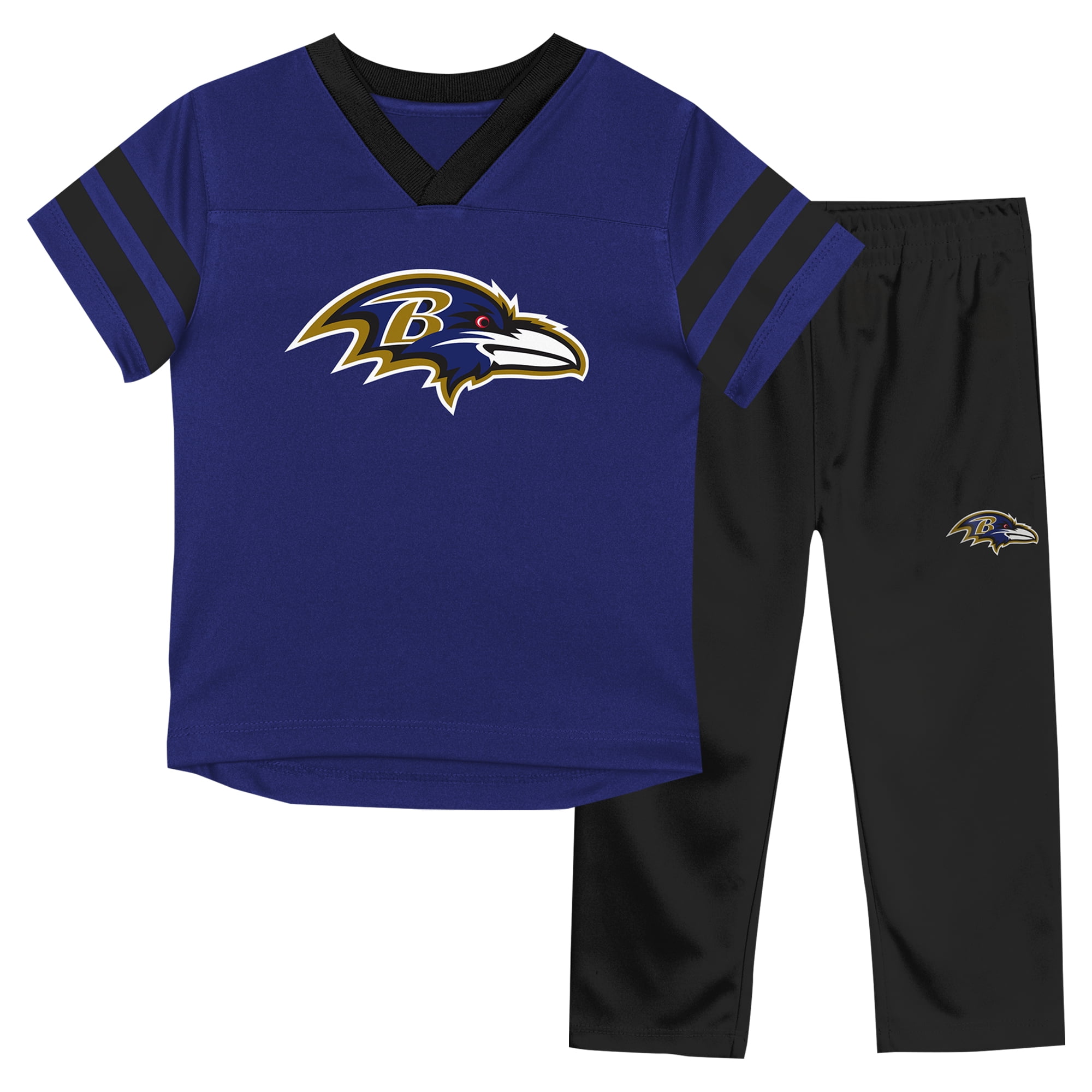 Toddler Outerstuff Purple/Black Baltimore Ravens Red Zone V-Neck T ...