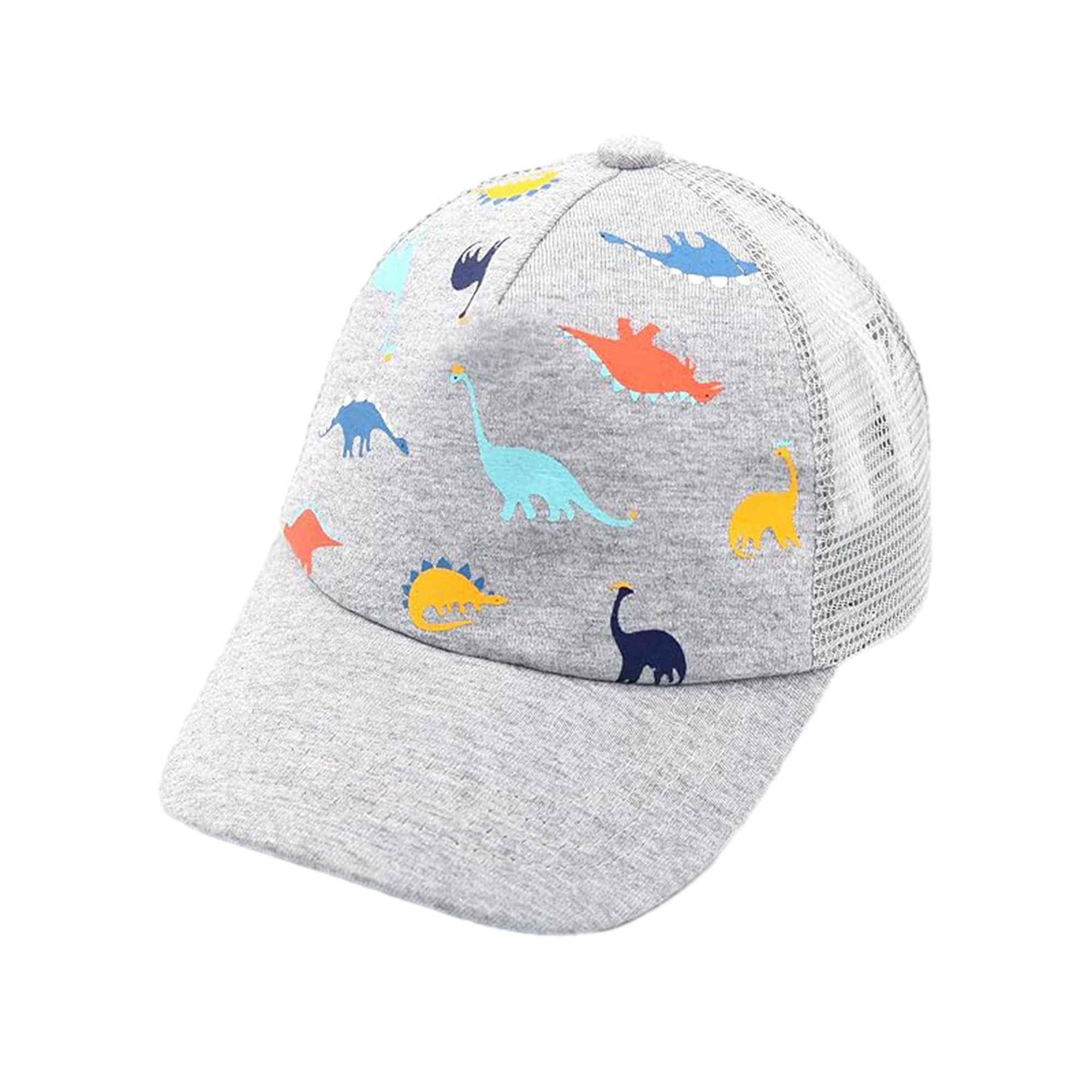 Toddler Baseball Hat Baby Cap Sun Hat Printed Dinosaur Motif Kids Boys ...