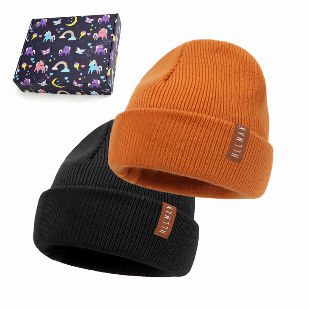 Toddler Beanie for Boys/Girls Kids Beanies hat Winter Knit Warm Caps ...