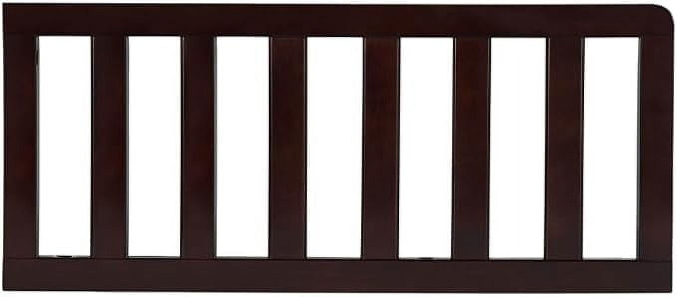 Toddler Bed Safety Guard Rail for Delta & Serta Cribs (Dark Chocolate ...