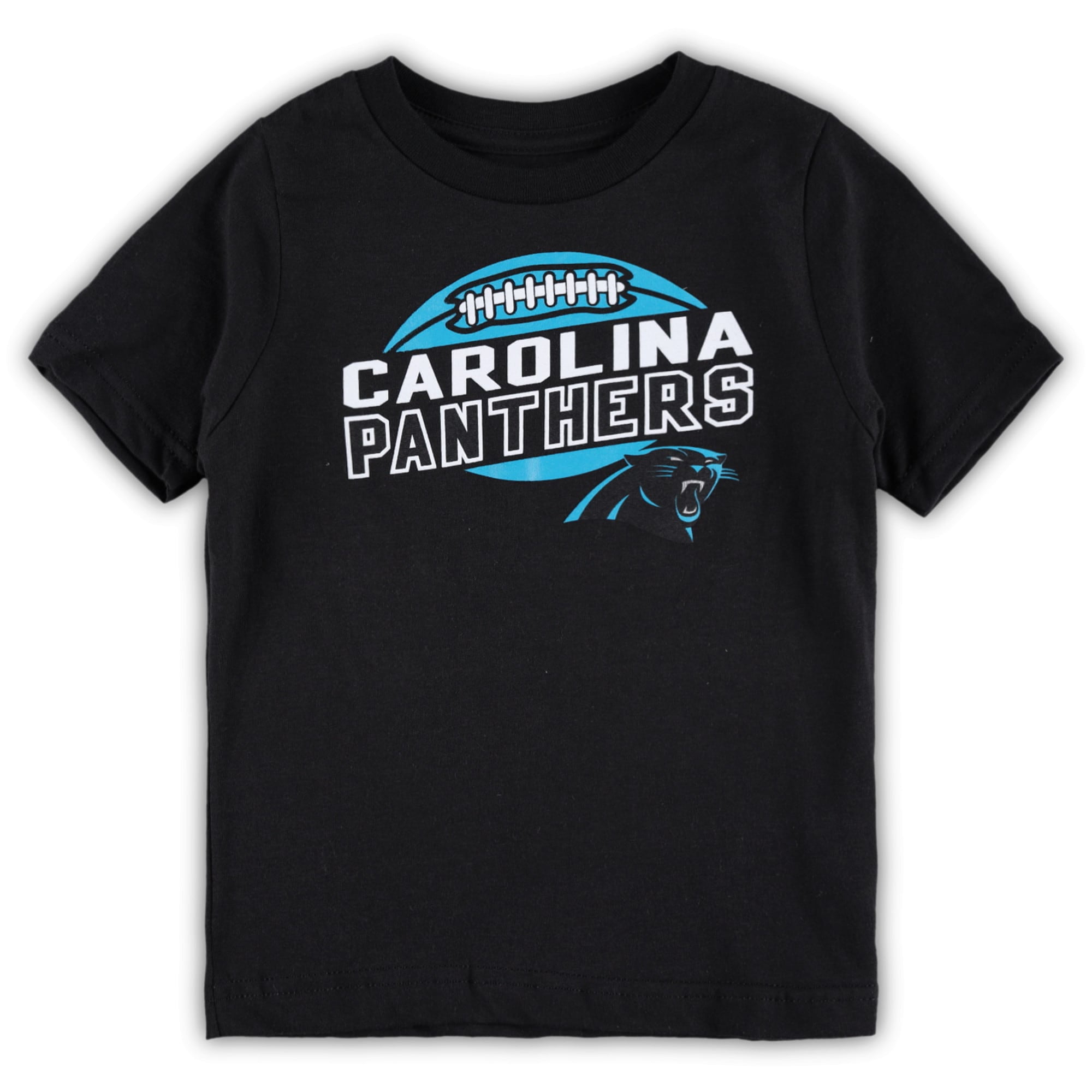 Toddler Black Carolina Panthers Football T-Shirt - Walmart.com
