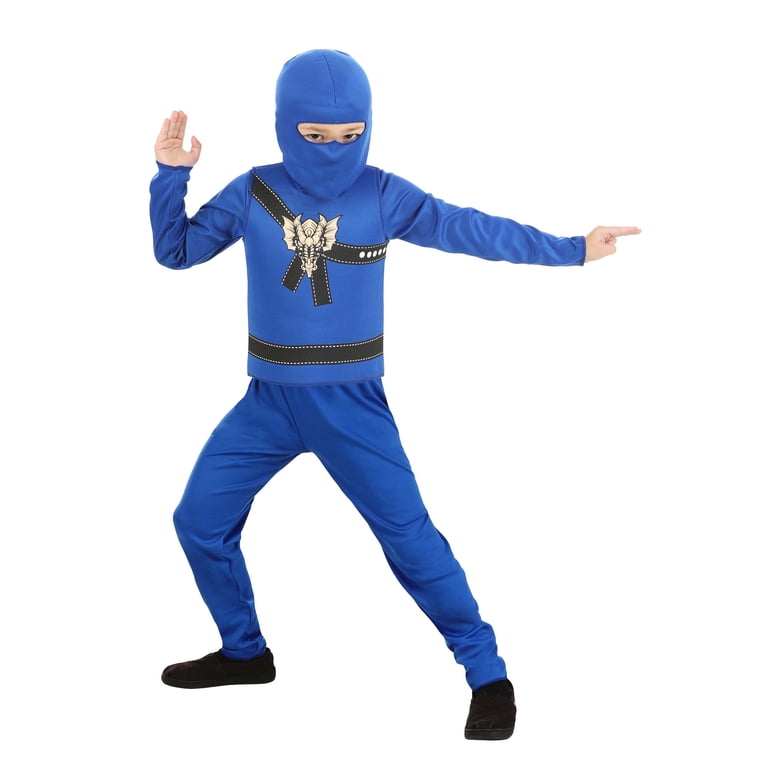 Ninjago Blue Ninja Costume Blue Thunder Ninja Classic Boys Costume