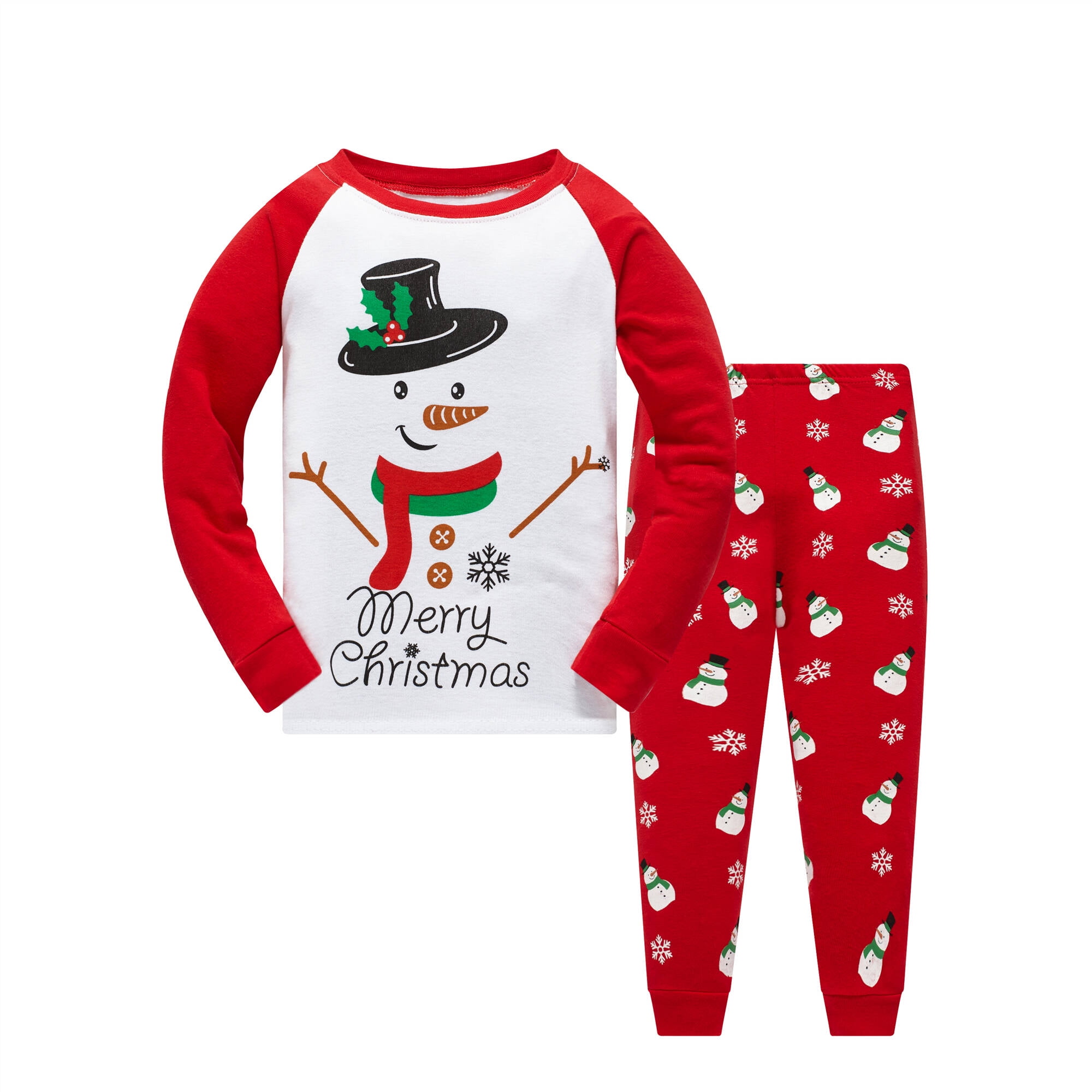 Toddler Boy Girl 100% Cotton Christmas Pajamas Sets for Baby Boys ...