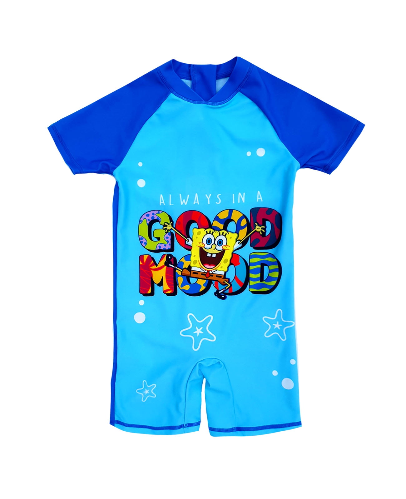 Toddler Boy Girl Swimsuit One Piece Short Sleeve Rash Guard Swimwear ...