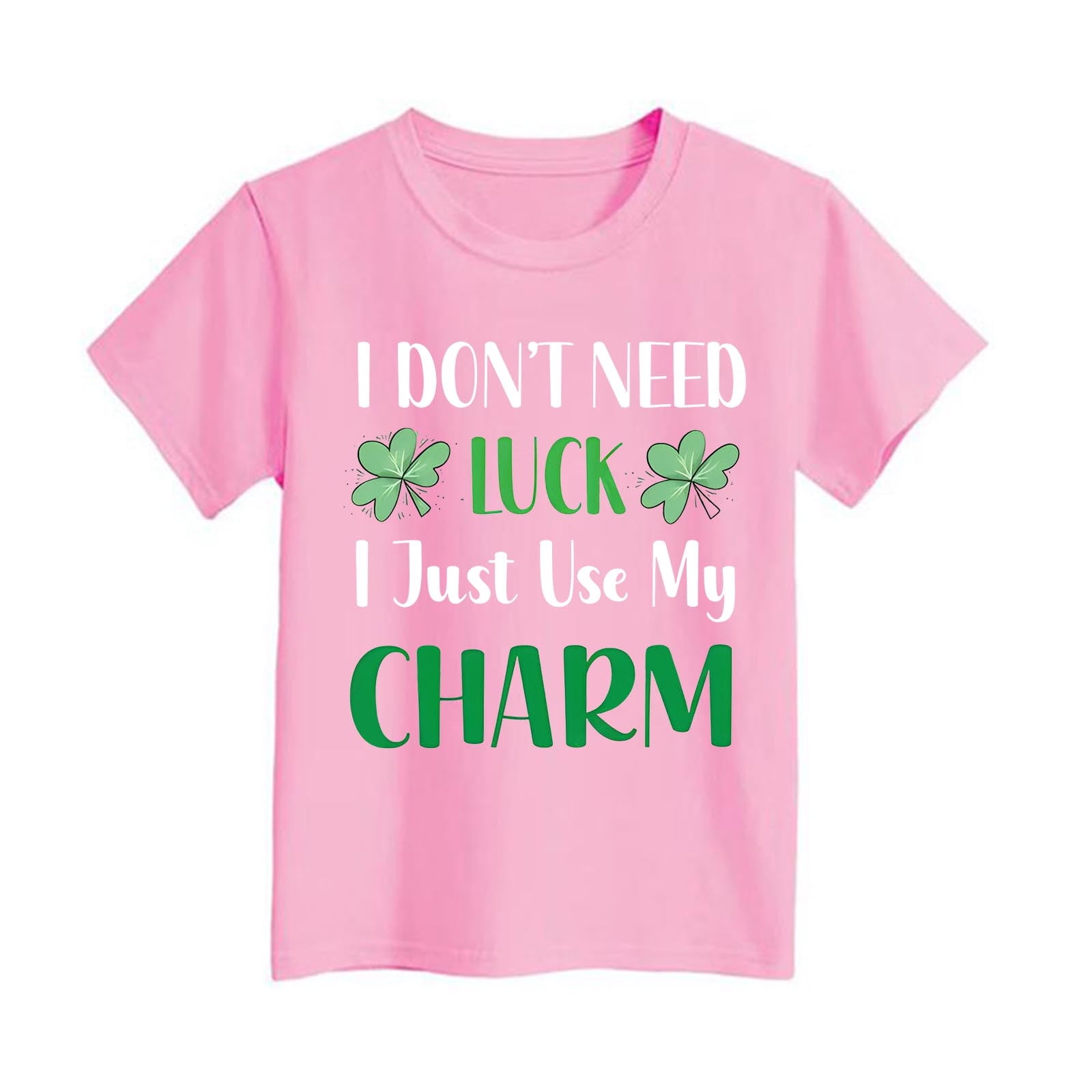 Toddler Boy St Patricks Day Shirt Lucky Clover Funny Letter Print Short ...