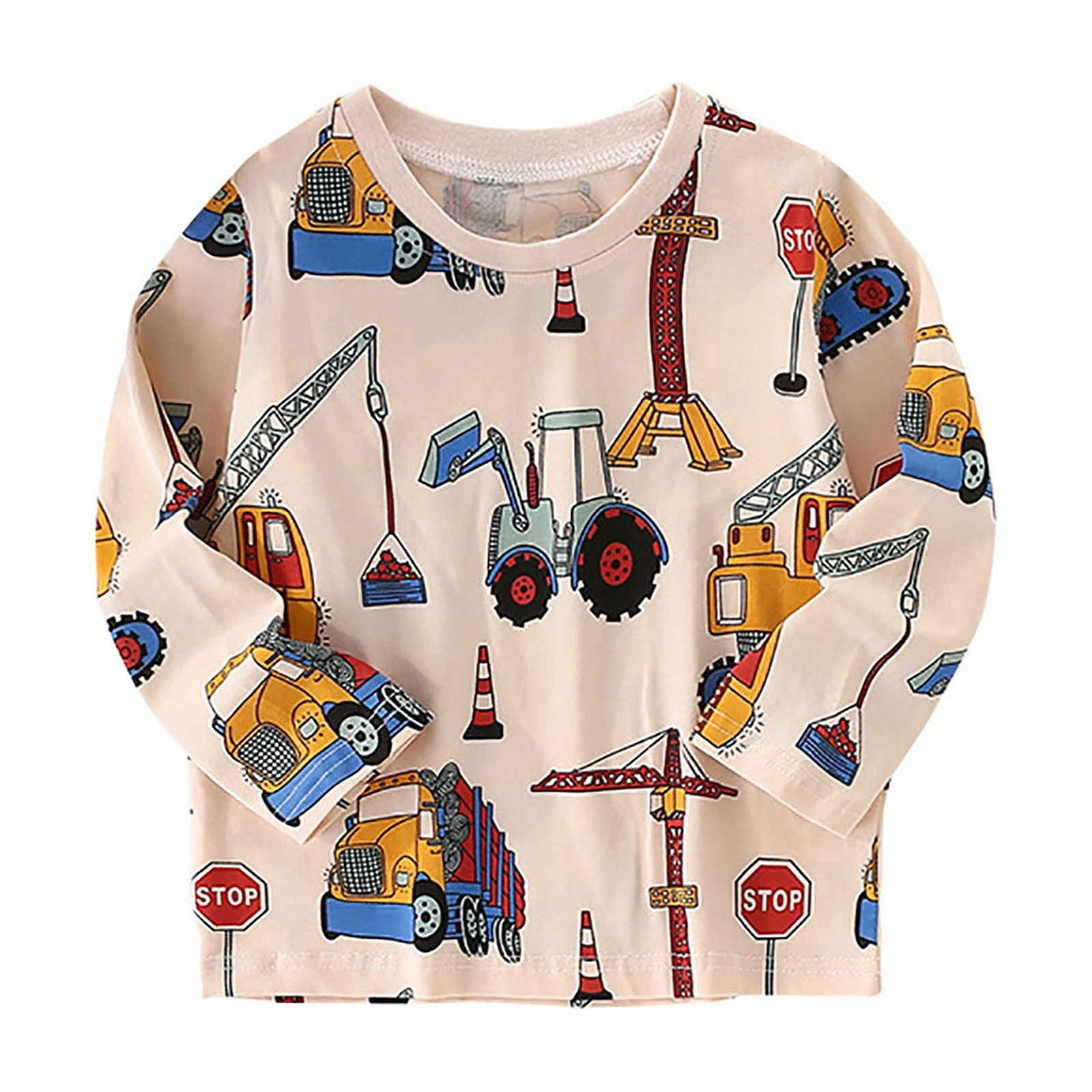 Toddler Boy Tops 4T Kids Toddler Boys Striped Sweatshirt Pullover Crew ...