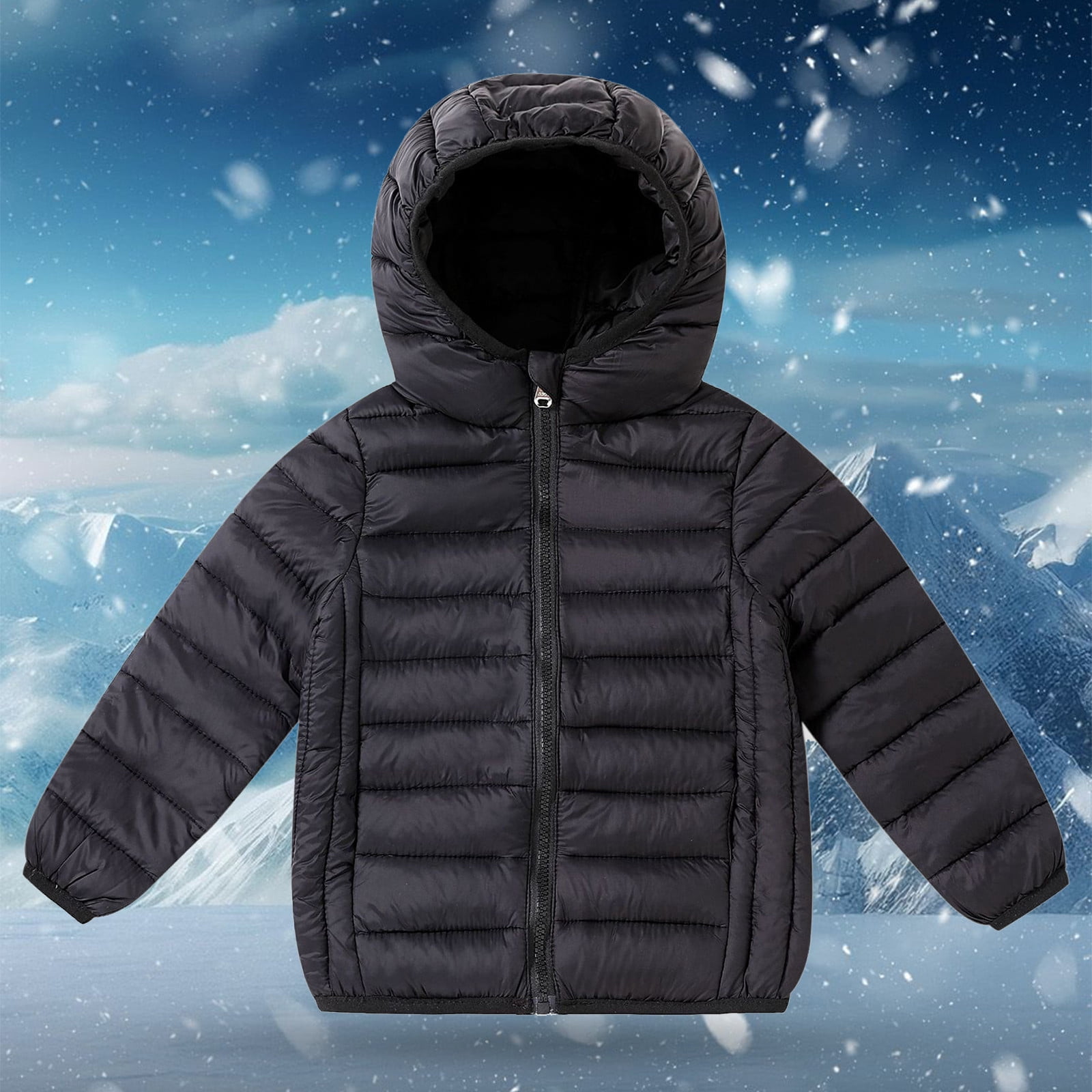 Toddler Boy Winter Coat Boys Puffer Jacket with Pocket Zipper Winter ...