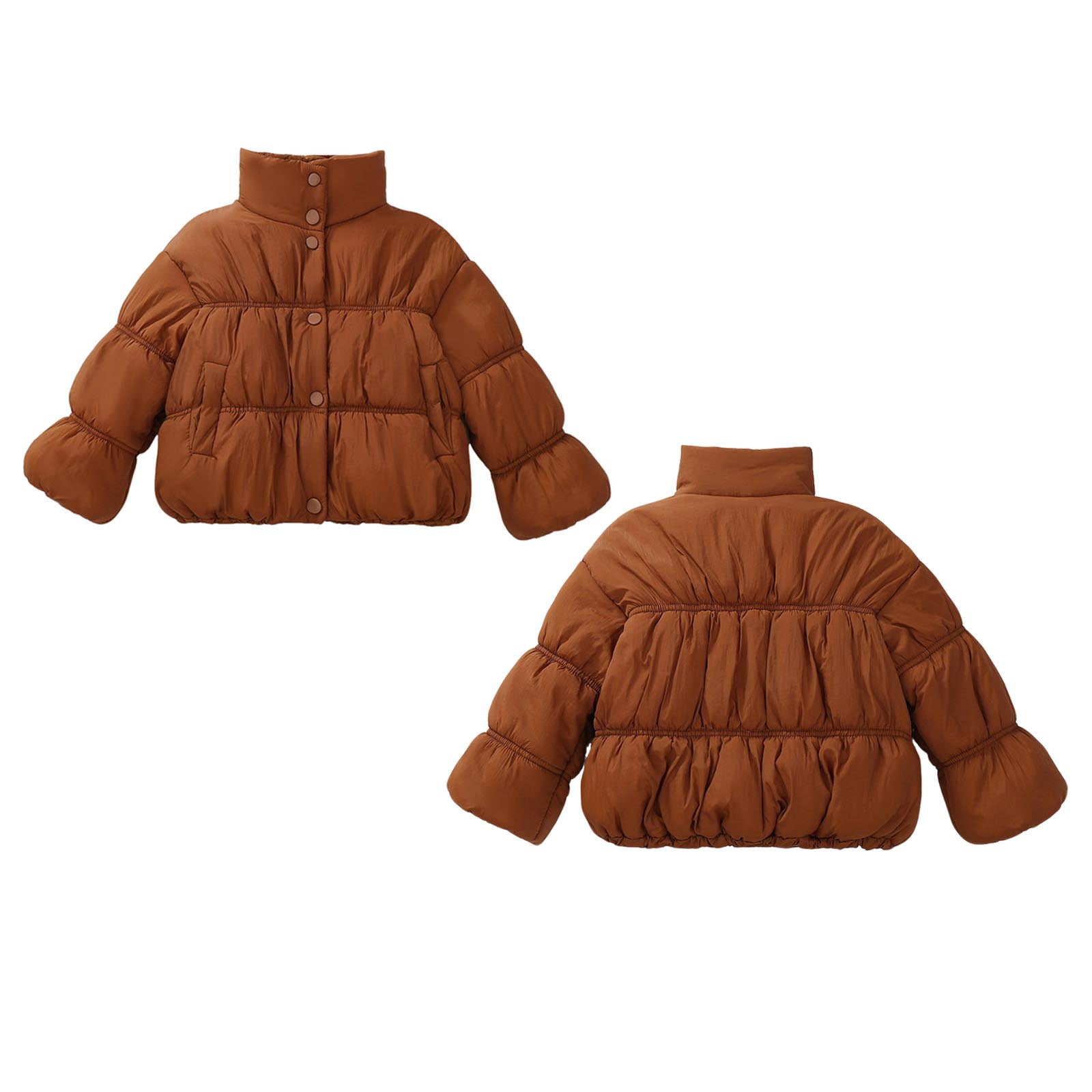 Toddler Boy Winter Coat,Toddler Puffer Jacket with Pocket Button Down ...