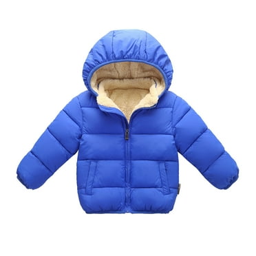 Bysome Toddler Boys Coats Kids Baby Girls Winter Warm Solid Coats Bear Ears Hooded Padded Jacket ...