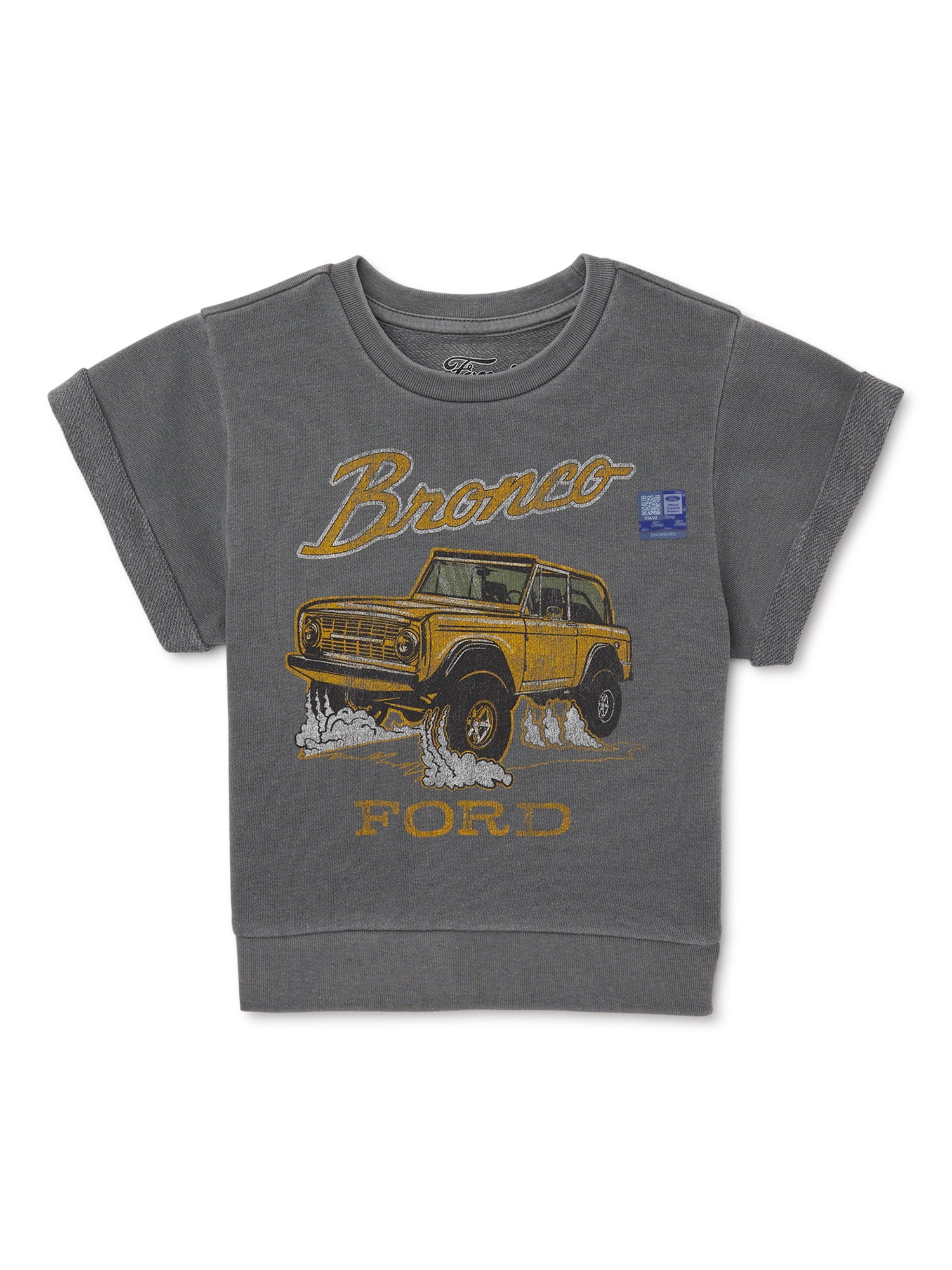 Toddler Boys Ford Bronco Graphic T-Shirt with Short Sleeves, Sizes 12M ...