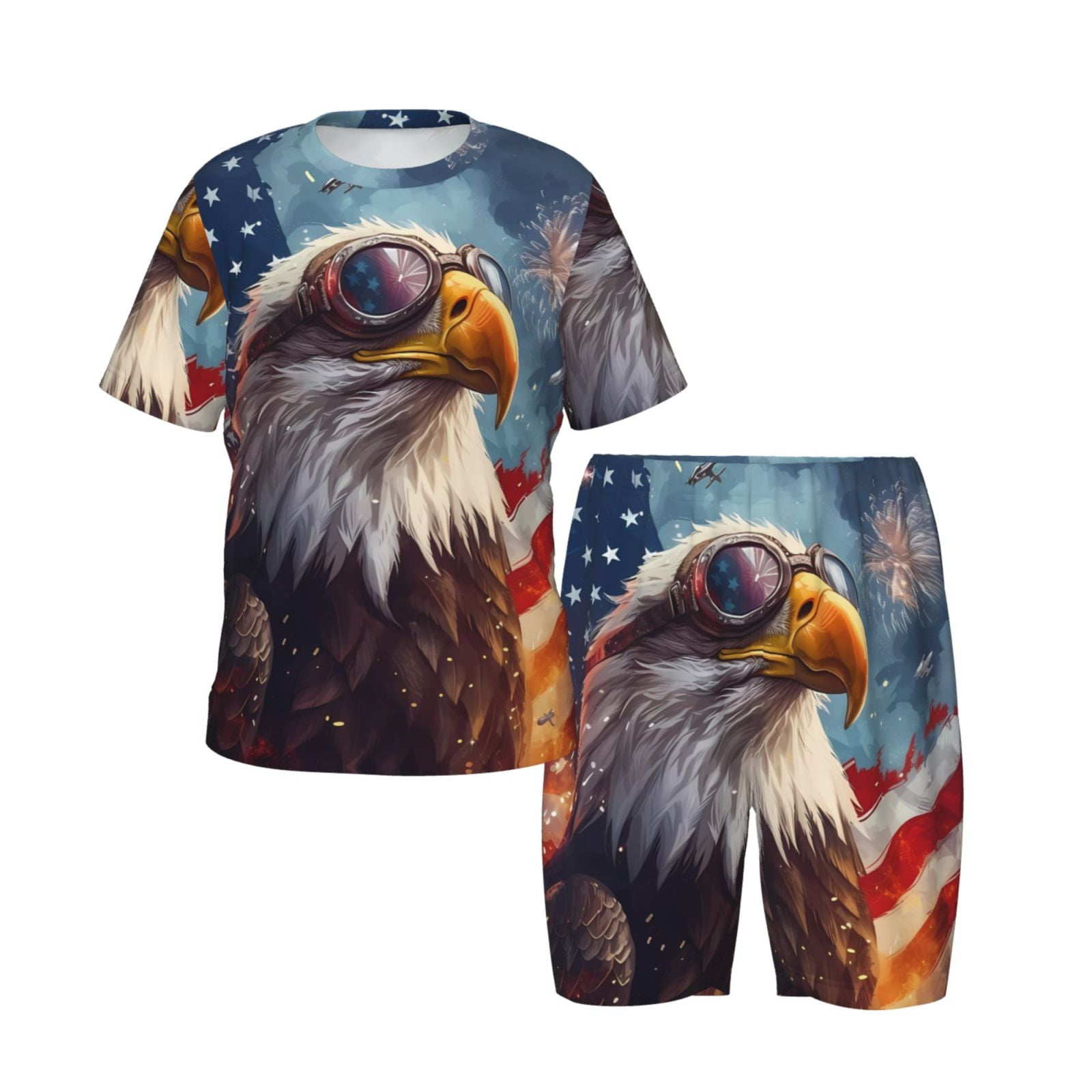 Toddler Boys Girls Pajamas - Bald Eagle Pilot Soft Comfort Kids Pajamas ...