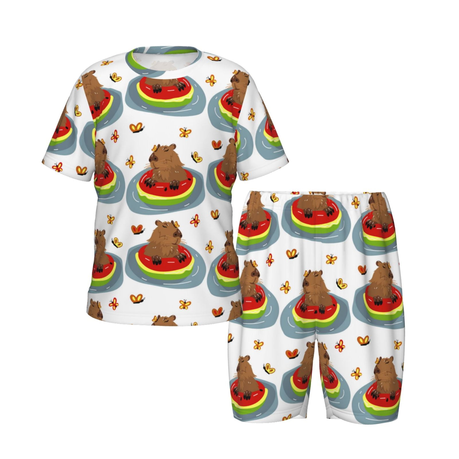 Toddler Boys Girls Pajamas - Capybaras Butterfly Soft Comfort Kids ...