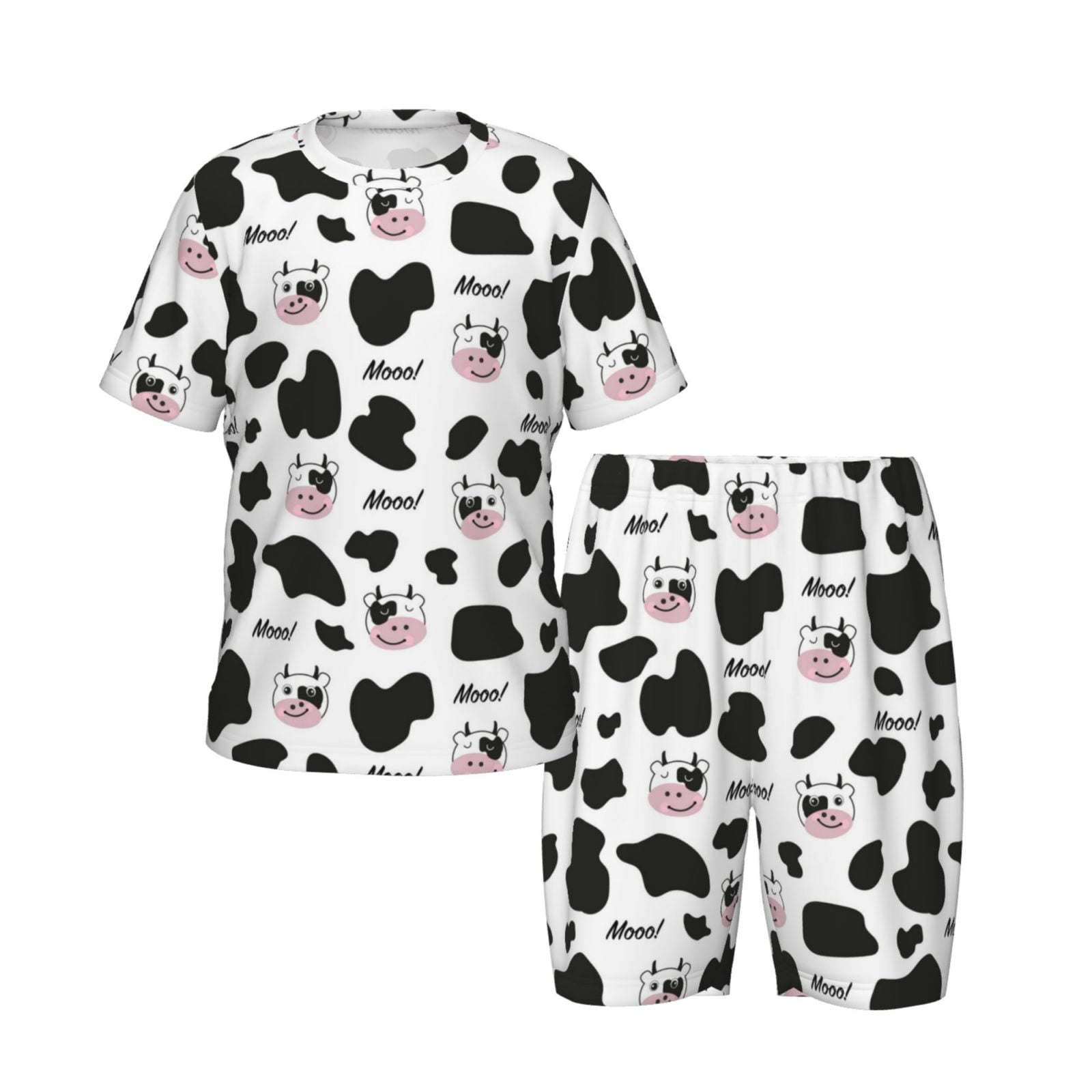 Toddler Boys Girls Pajamas - Cartoon Cute Cow Print Cow Head Soft ...
