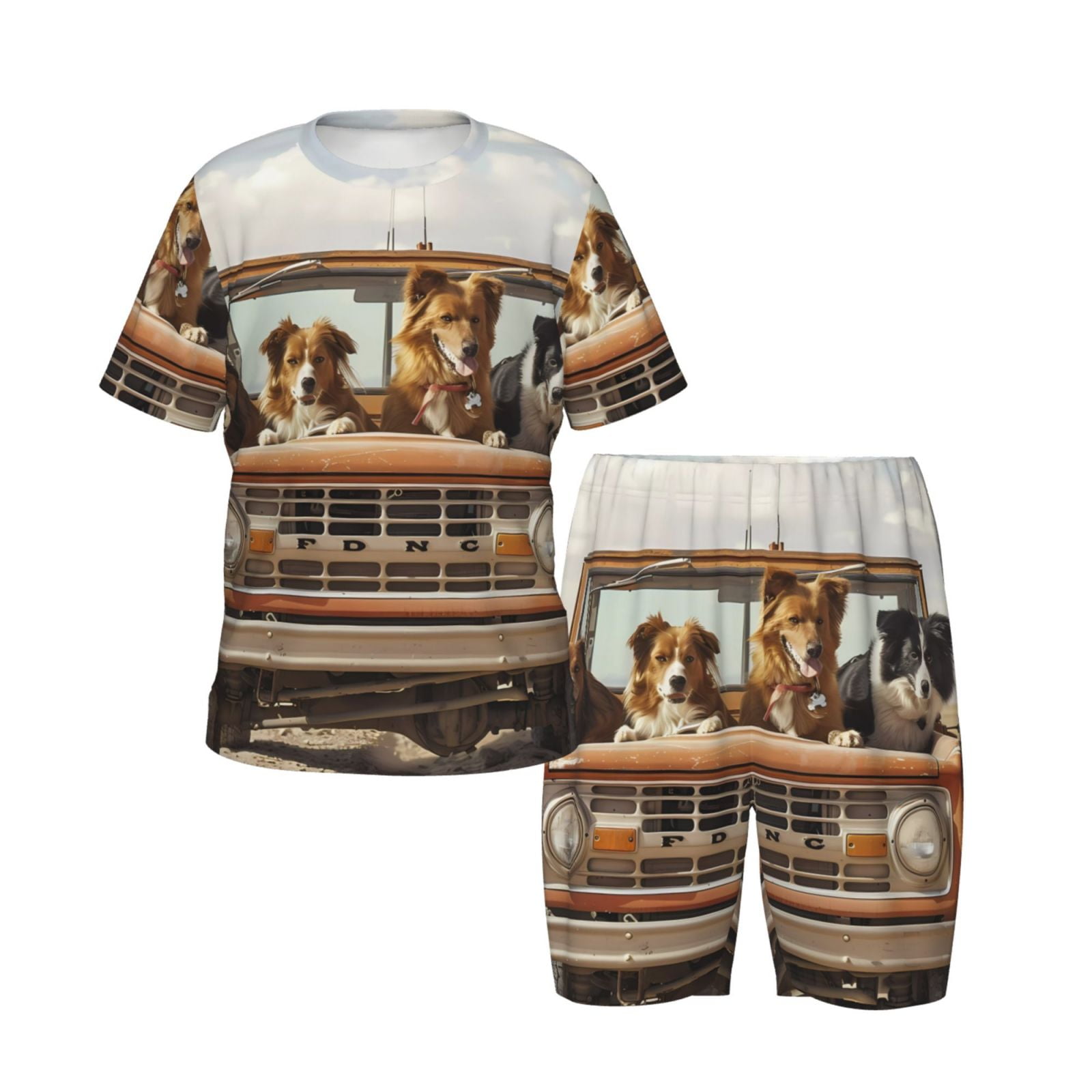 Toddler Boys Girls Pajamas - Dogs Road Trip Adventure Soft Comfort Kids ...