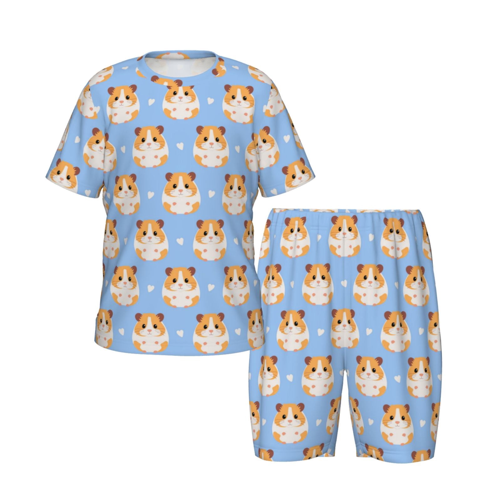 Toddler Boys Girls Pajamas - Elegant Cartoon Cute Hamster Soft Comfort ...