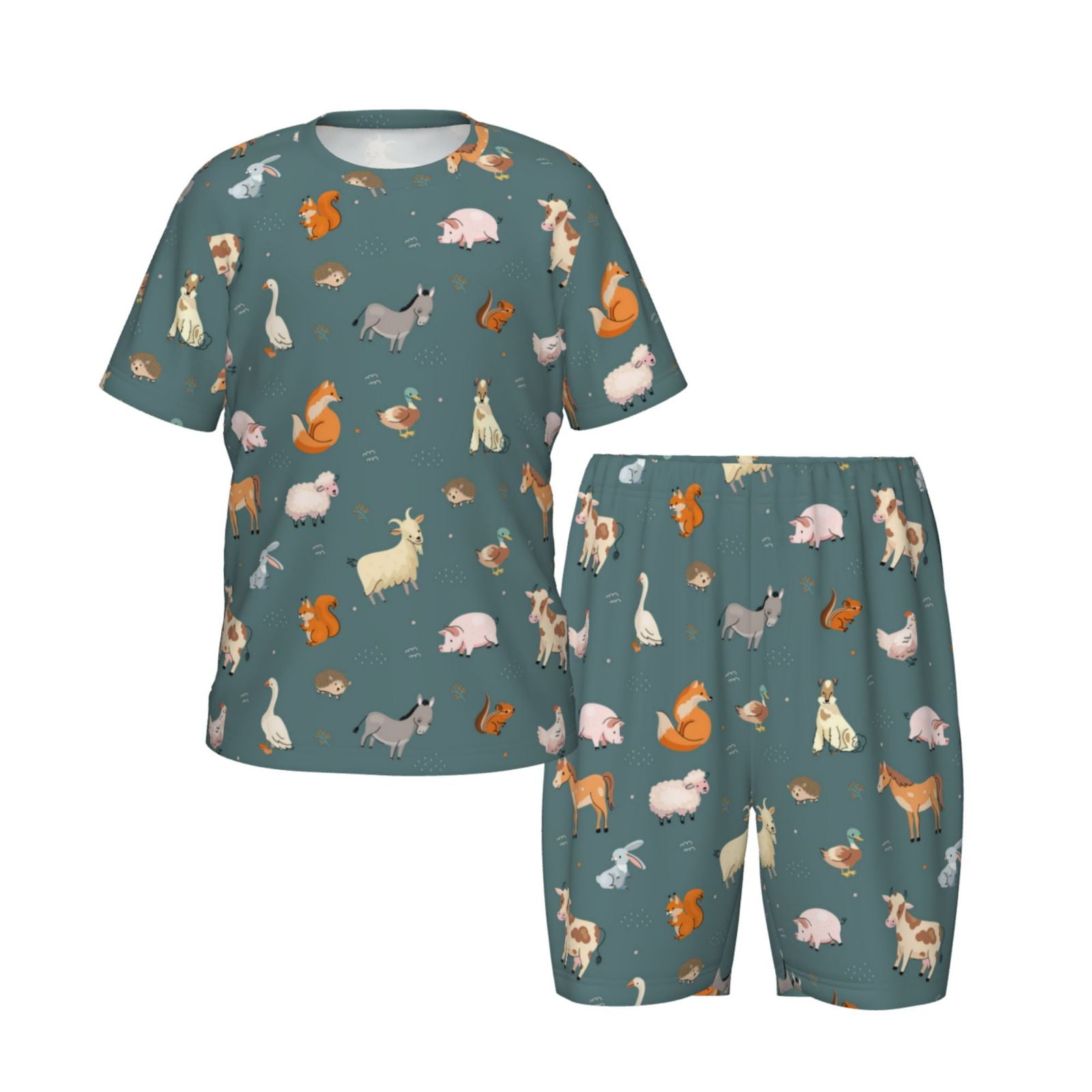 Toddler Boys Girls Pajamas - Farm Animal Soft Comfort Kids Pajamas ...