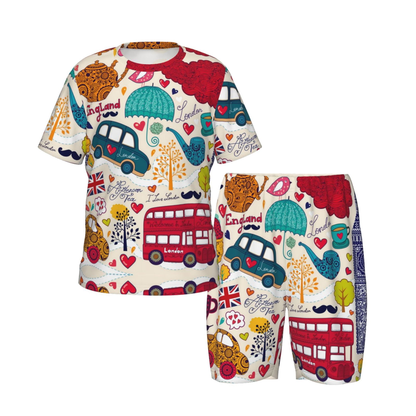 Toddler Boys Girls Pajamas - London Symbols Soft Comfort Kids Pajamas ...
