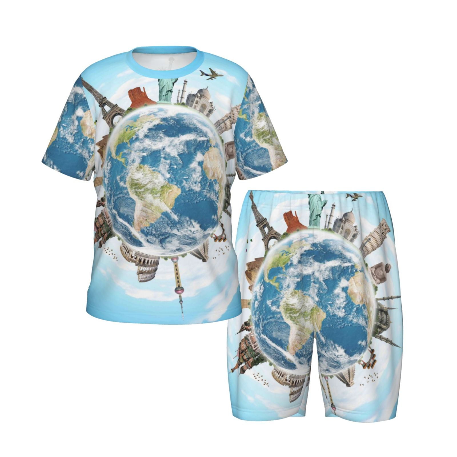 Toddler Boys Girls Pajamas - World Travel Soft Comfort Kids Pajamas ...