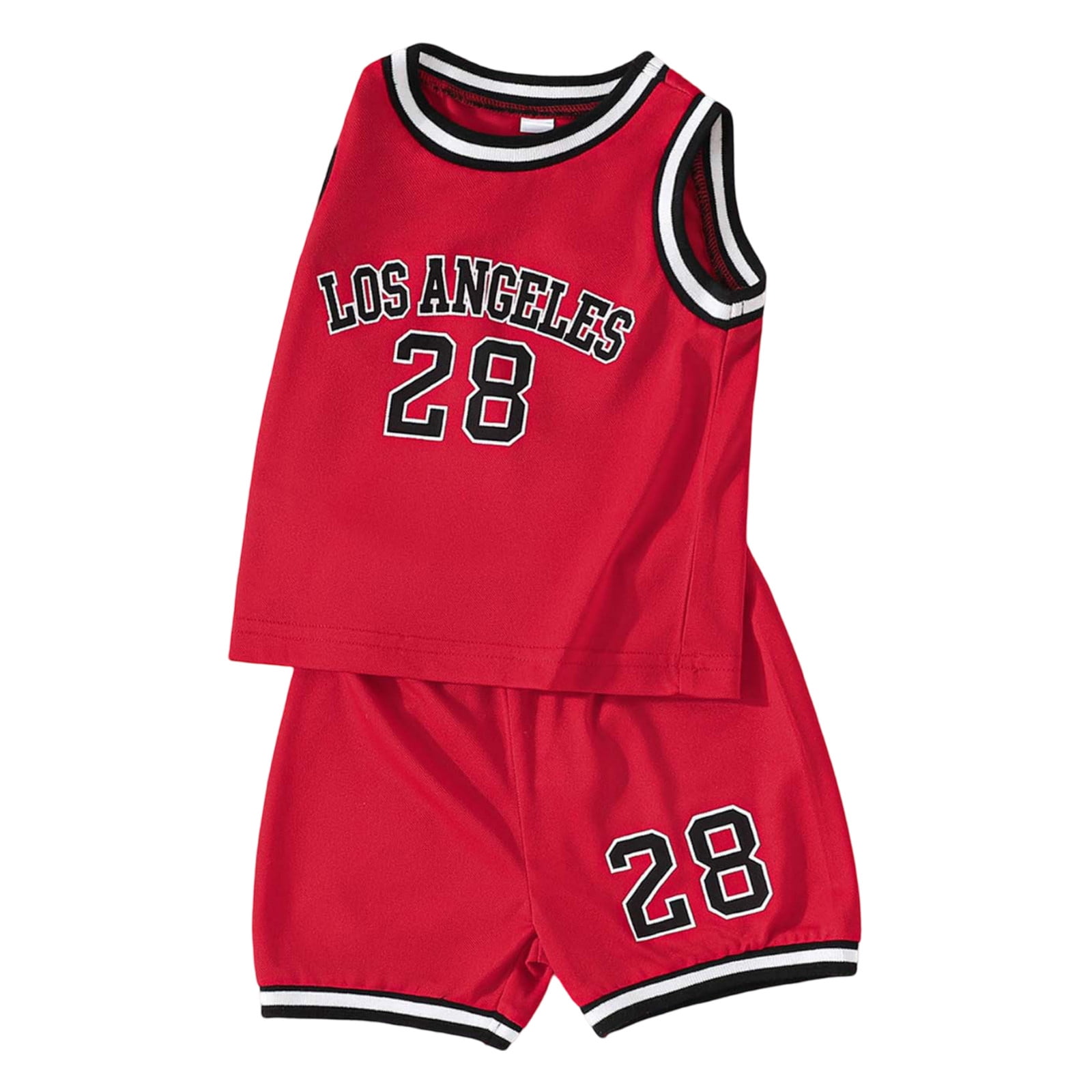 Toddler Boys Green Los Angeles 28 Sports Jersey Set with Matching ...