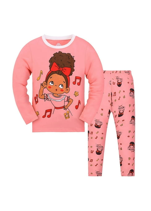 Boys Girls Pajamas Sets for Kids, Donut panda Print Toddler Sleepwear Lounge Short Sleeve PJ Set ...