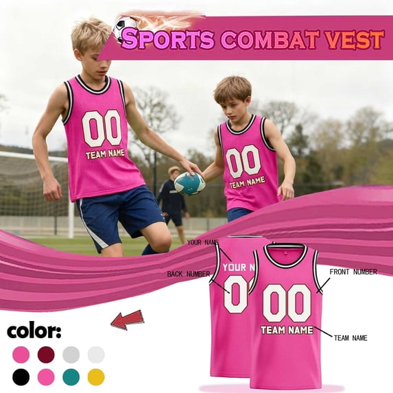 Toddler Boys Tops The Football Training Vest Is Printed With Team Logo ...
