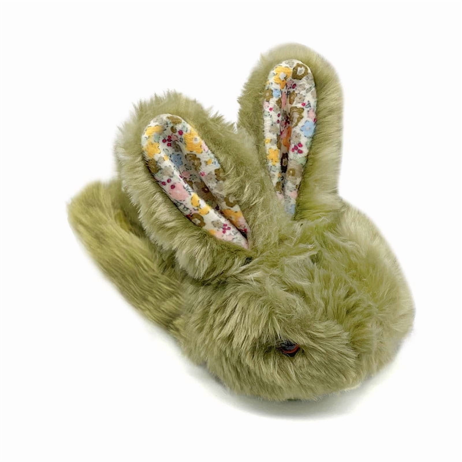 Toddler Bunny Slippers Girls Boys Kids Bunny House Slipper Winter ...