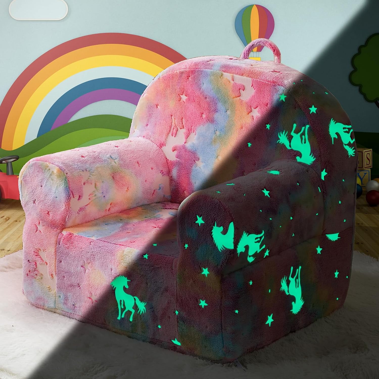 Toddler Chair Sherpa Couch Sherpa Kids Chair, Cuddly Comfy Toddler ...