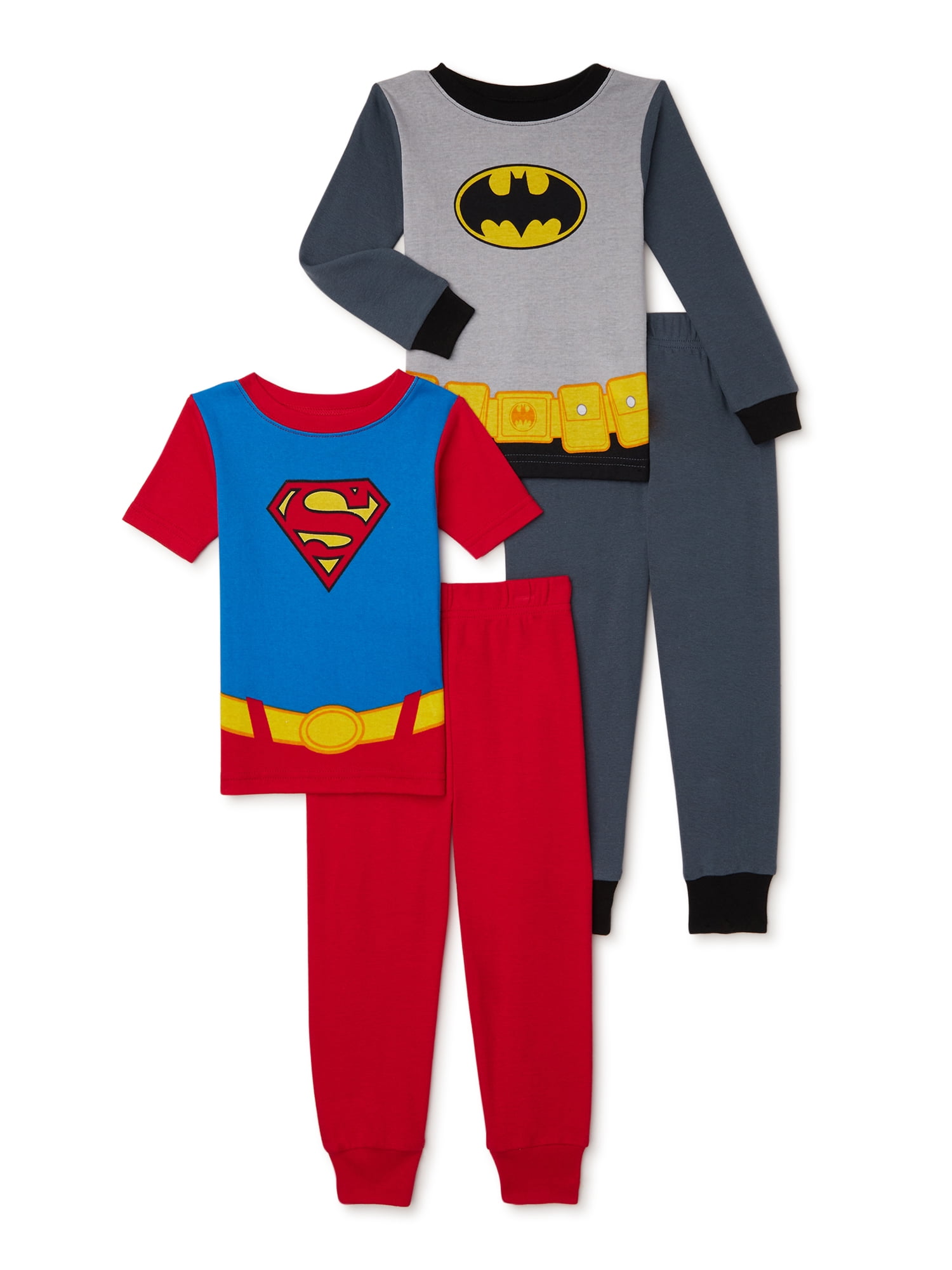 Toddler Character Pajama Set, 4-Piece, Sizes 12M-5T - Walmart.com