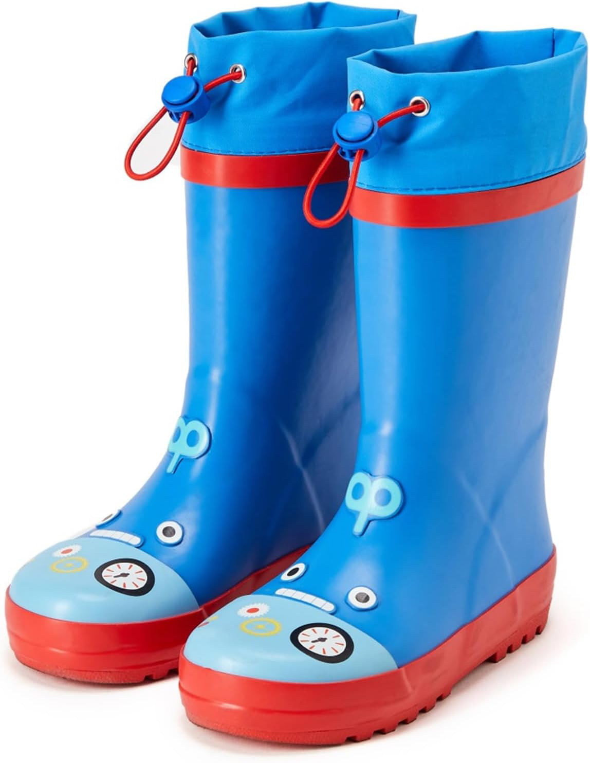 Toddler Child Rain Boots in Cartoon Patterns Kids Reflective Stripes ...