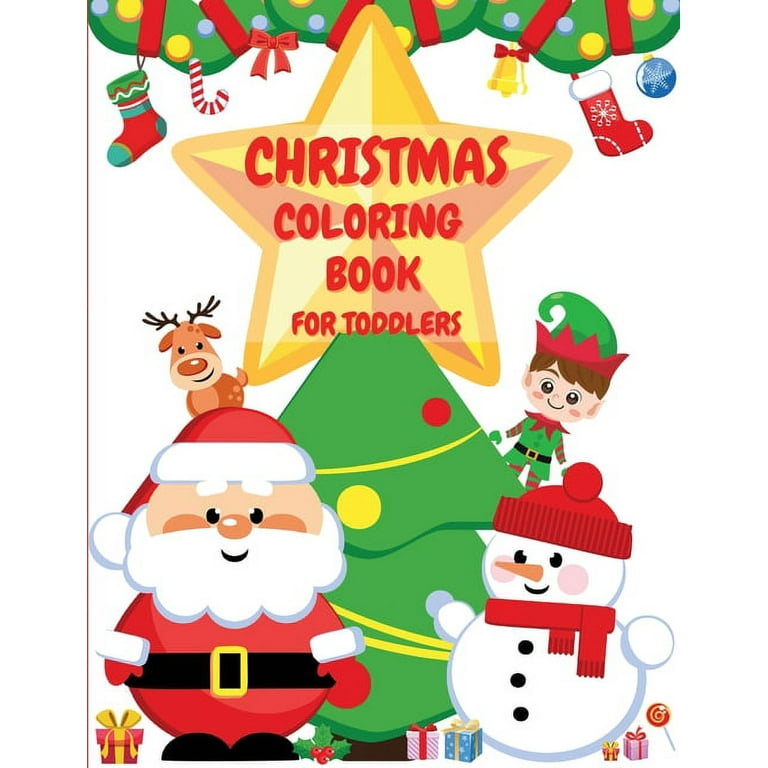toddler christmas coloring sheets