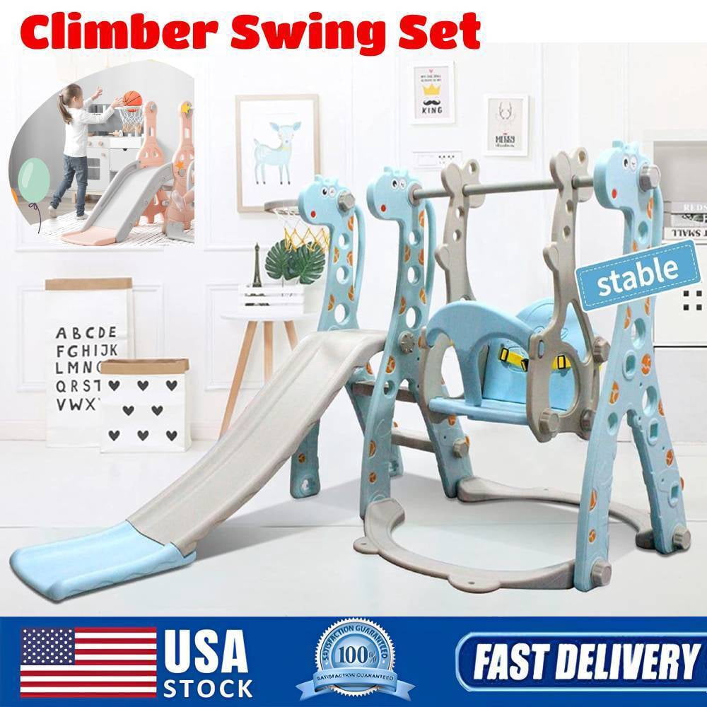 Toddler Climber Slide and Swing Set Kids Baby Indoor Outdoor Sports ...