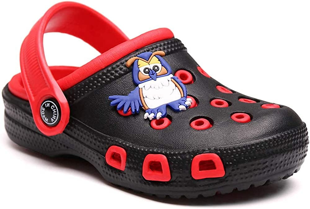 Toddler Clogs Boys Girls Cute Cartoon Toddler Sandals Kids Slippers ...