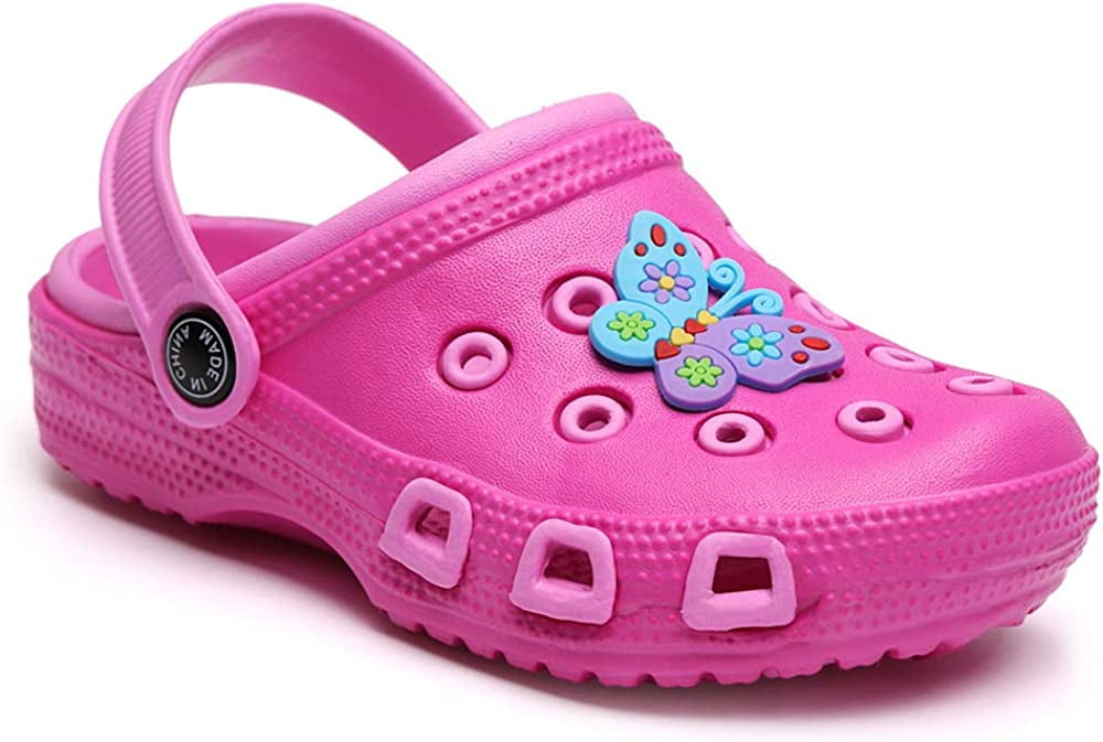 Toddler Clogs Boys Girls Cute Cartoon Toddler Sandals Kids Slippers ...