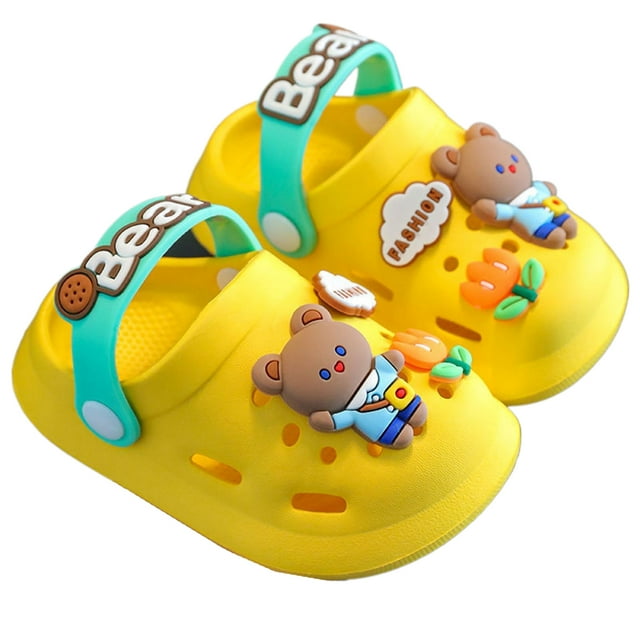 Toddler Clogs Boys Girls Slippers Slip On Garden Clogs Beach Cartoon ...