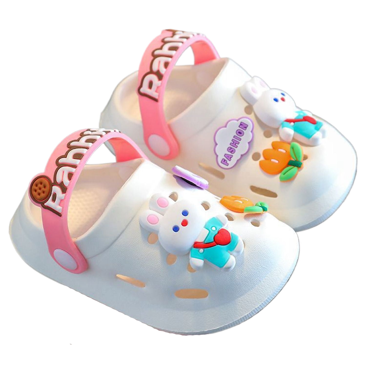 Toddler Clogs Boys Girls Slippers Slip On Garden Clogs Beach Cartoon ...