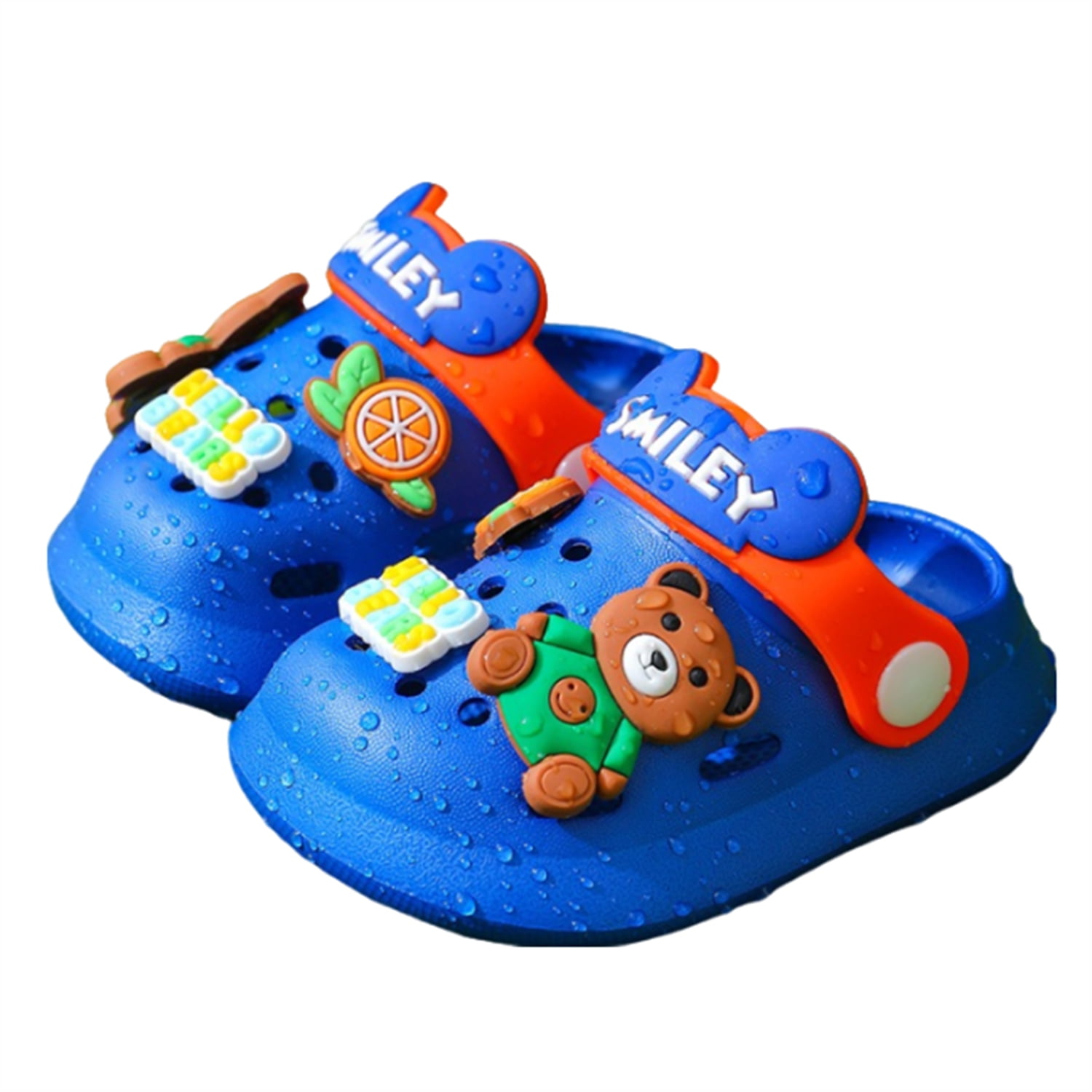 Toddler Clogs Boys Girls Slippers Slip On Garden Clogs Beach Cartoon ...