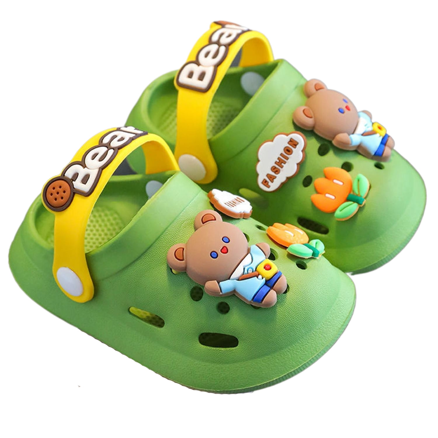 Toddler Clogs Boys Girls Slippers Slip On Garden Clogs Beach Cartoon ...