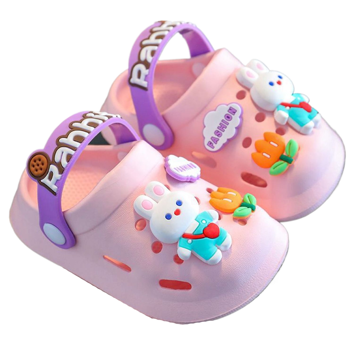 Toddler Clogs Boys Girls Slippers Slip On Garden Clogs Beach Cartoon ...