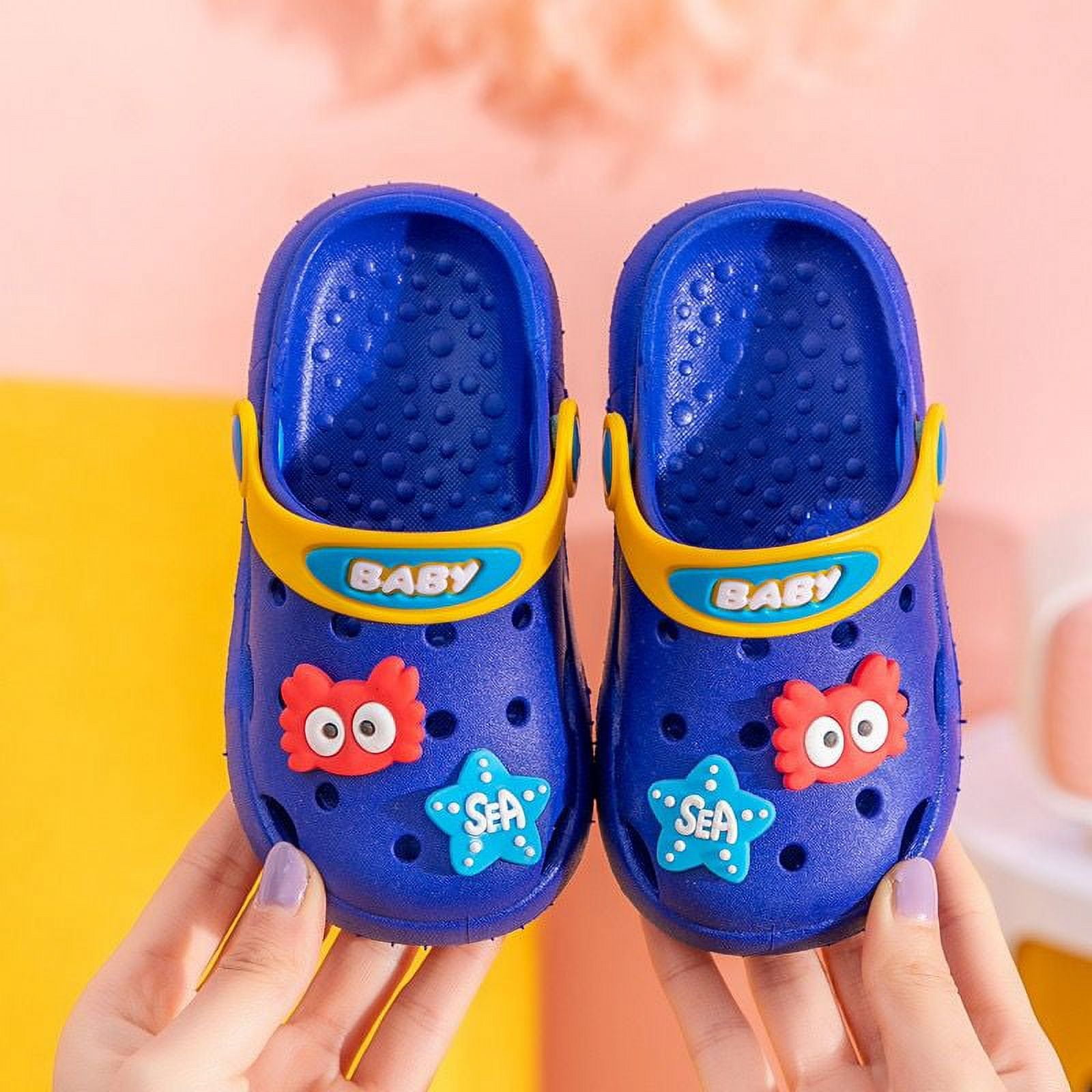 Toddler Clogs Sandals Waterproof Shoes for Kids Slippers Size 8T for 3 ...